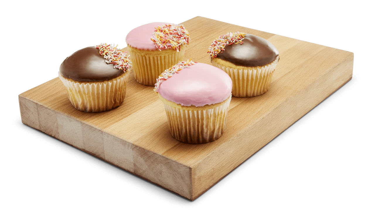 Woolworths Iced Cupcakes 4 Pack | bunch