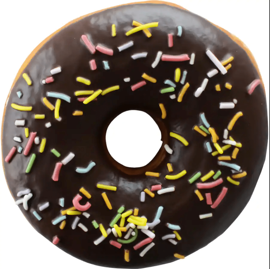 Choc Iced Ring Donut Single | bunch