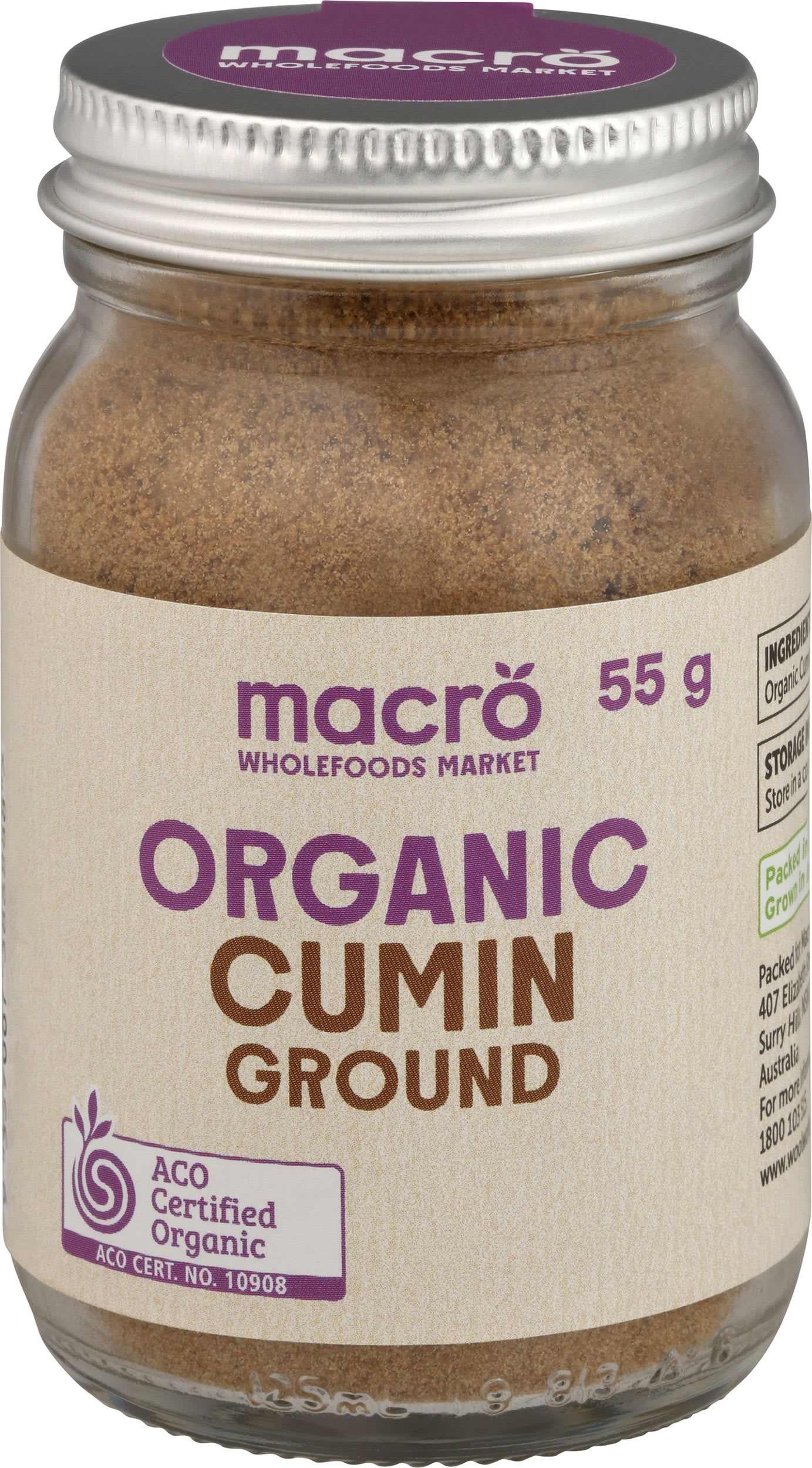 Macro Organic Cumin Ground 55g | bunch