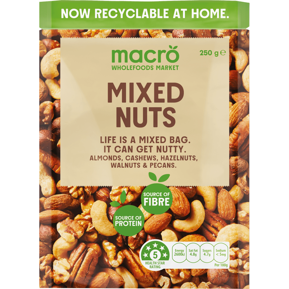 Macro Mixed Nuts Natural 250g | bunch