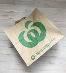 Recycling Woolworths brown paper bags | bunch