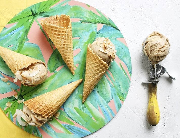 Banana & Almond Ice-cream | bunch
