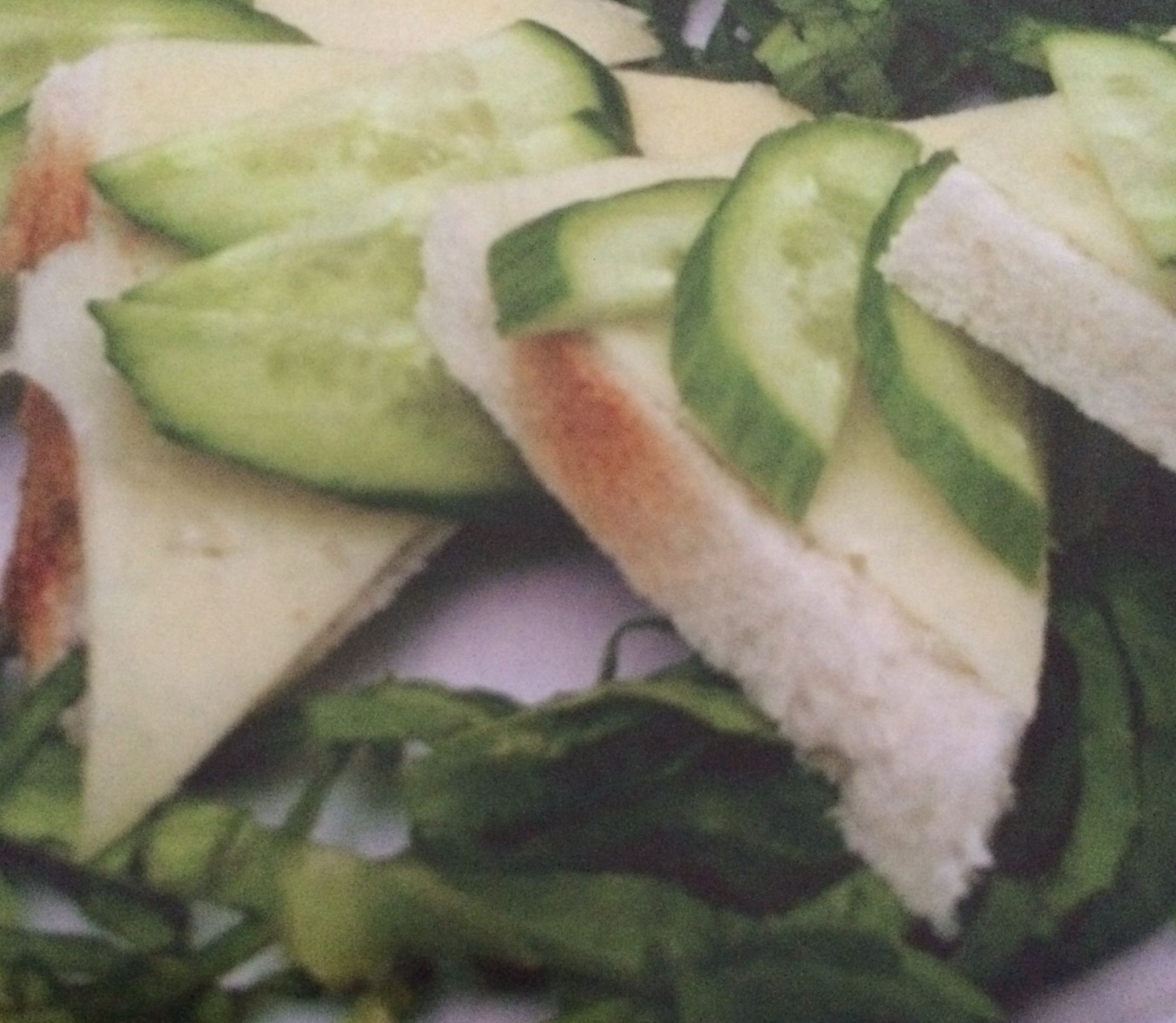 Cheese and cucumber Canape | bunch