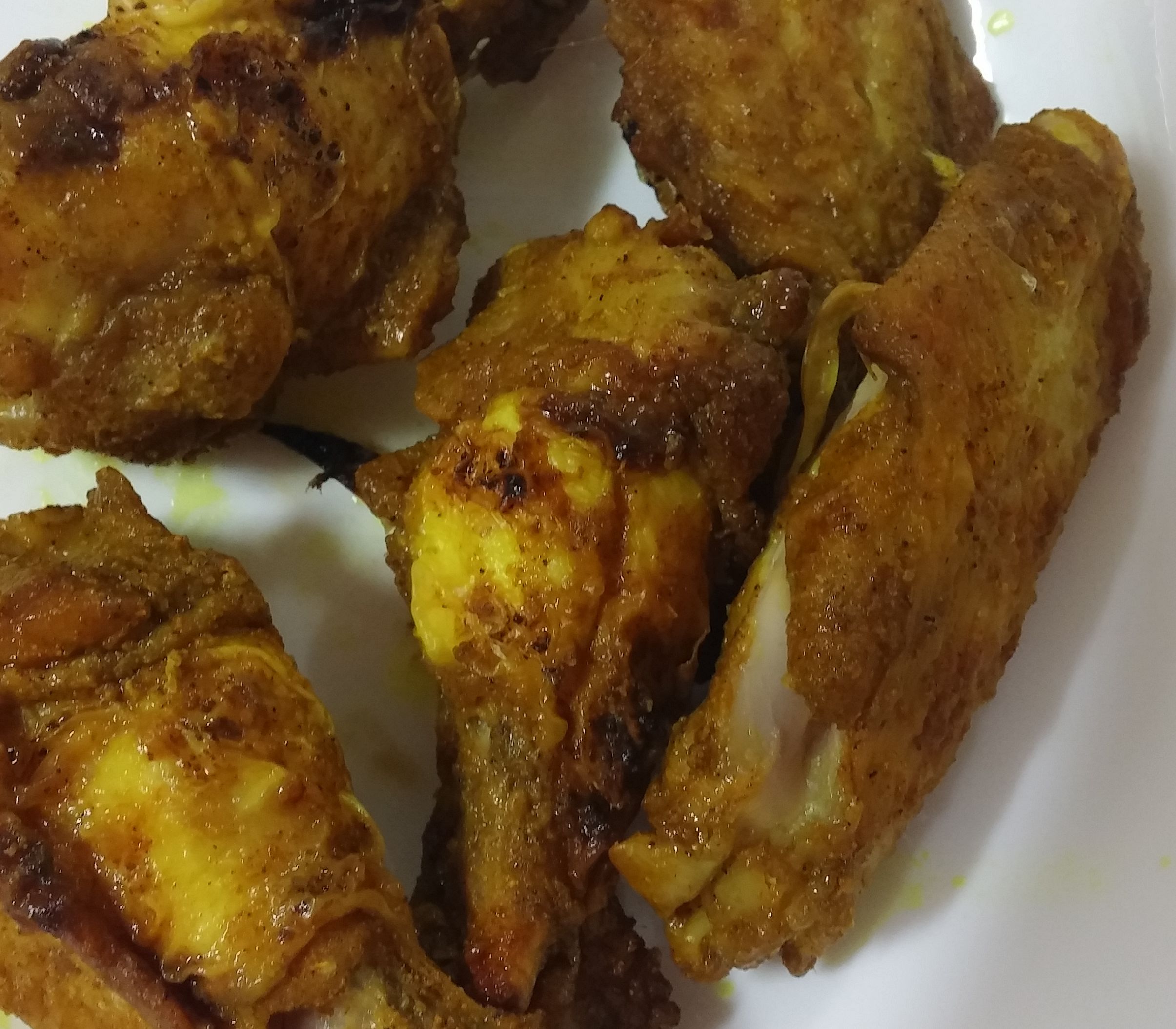 Grilled Curry chicken wings | bunch