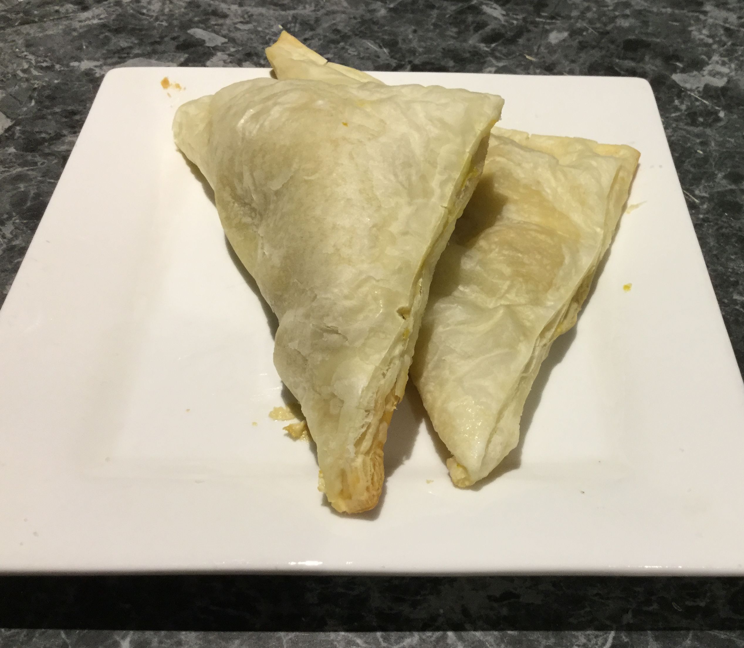 Chicken and Mushroom Triangles with Coleslaw | bunch