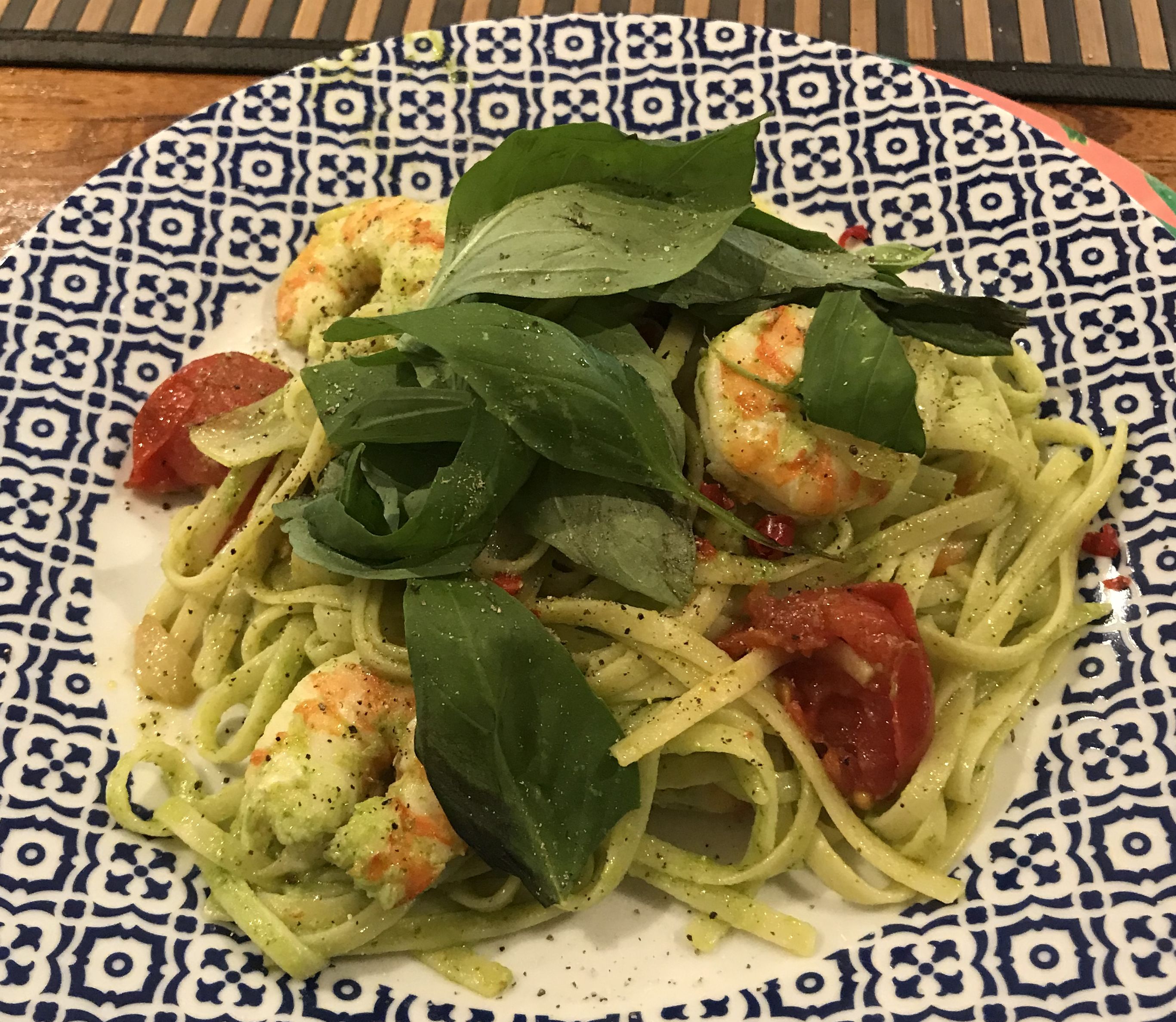 Prawn Pesto Pasta | bunch
