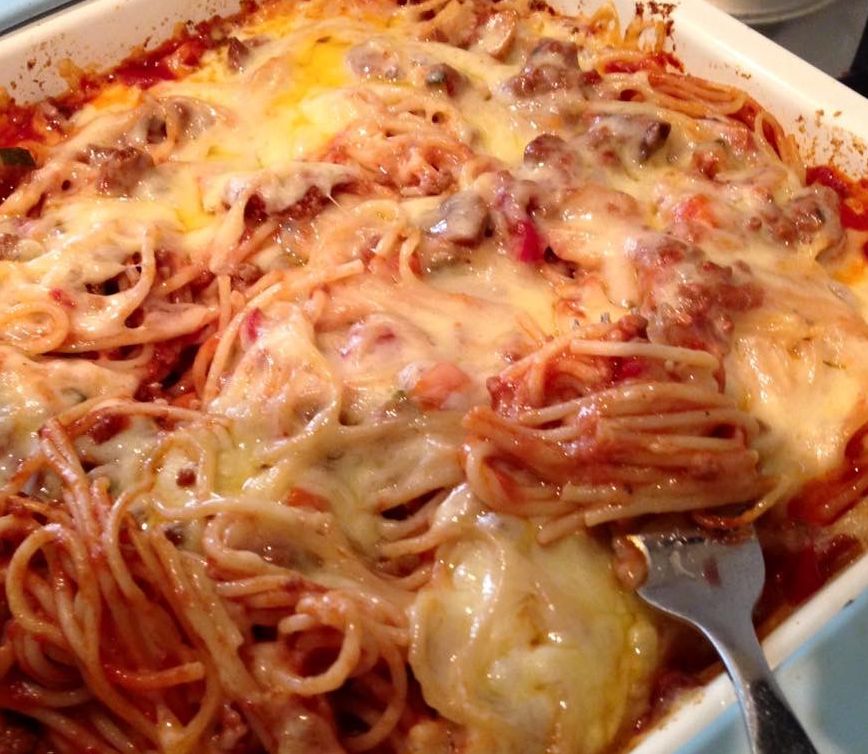 Spaghetti bake | bunch