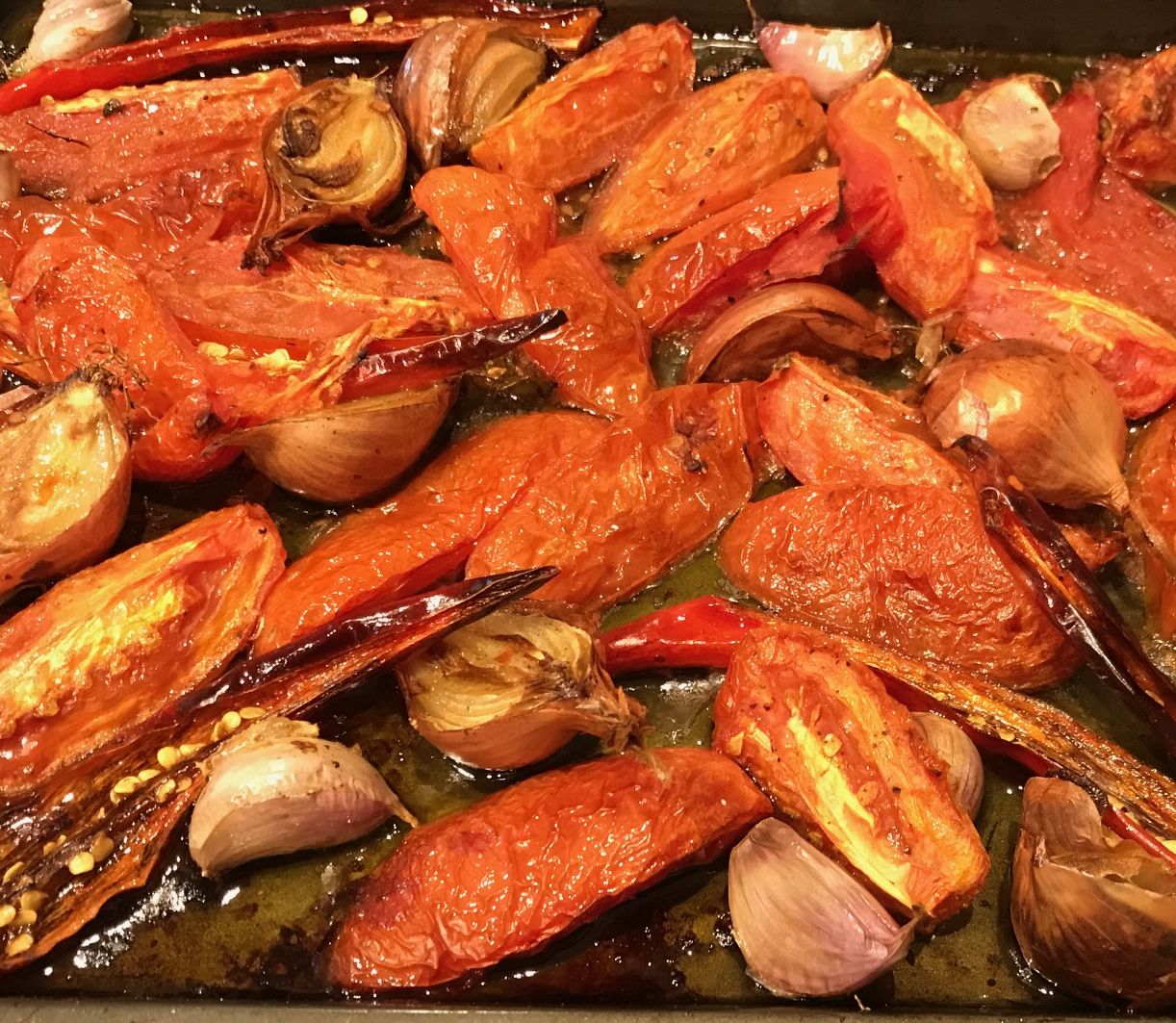 Slow roasted Roma tomatoes | bunch