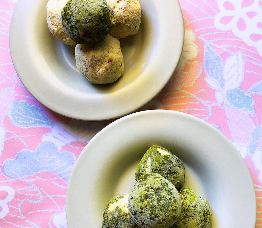 Matcha Lemon White Choc Bliss Balls | bunch