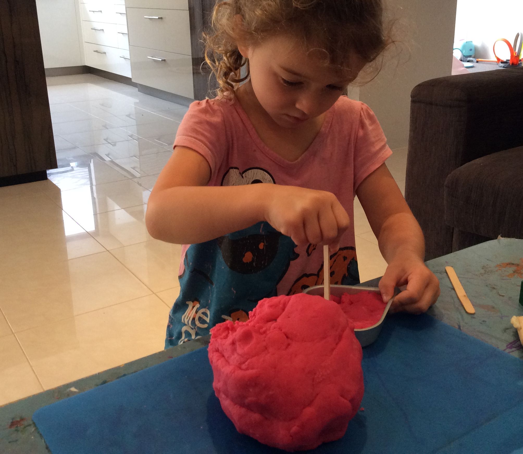 Microwave playdough | bunch