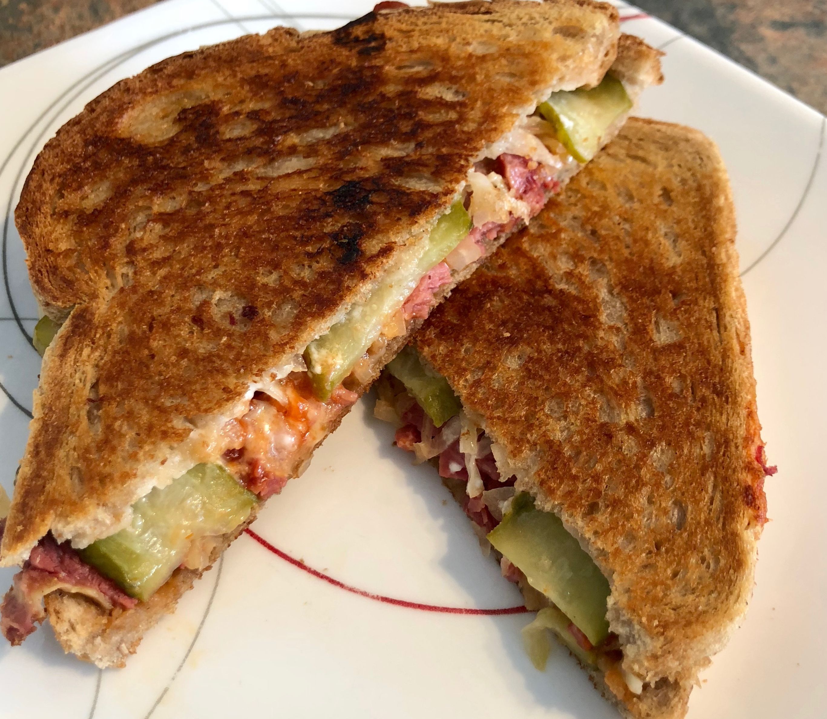 Corn Beef Toastie! | bunch
