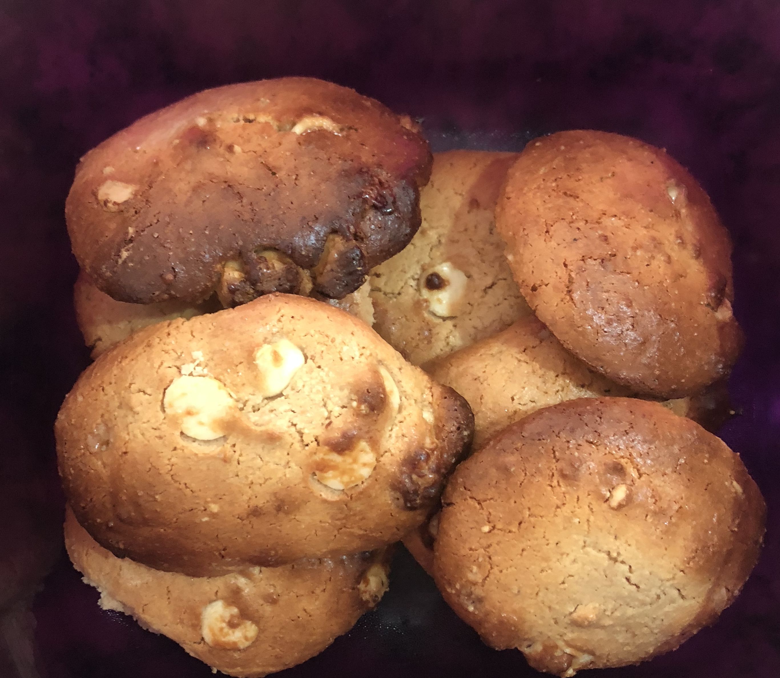 White Chocolate Protein Cookies | bunch