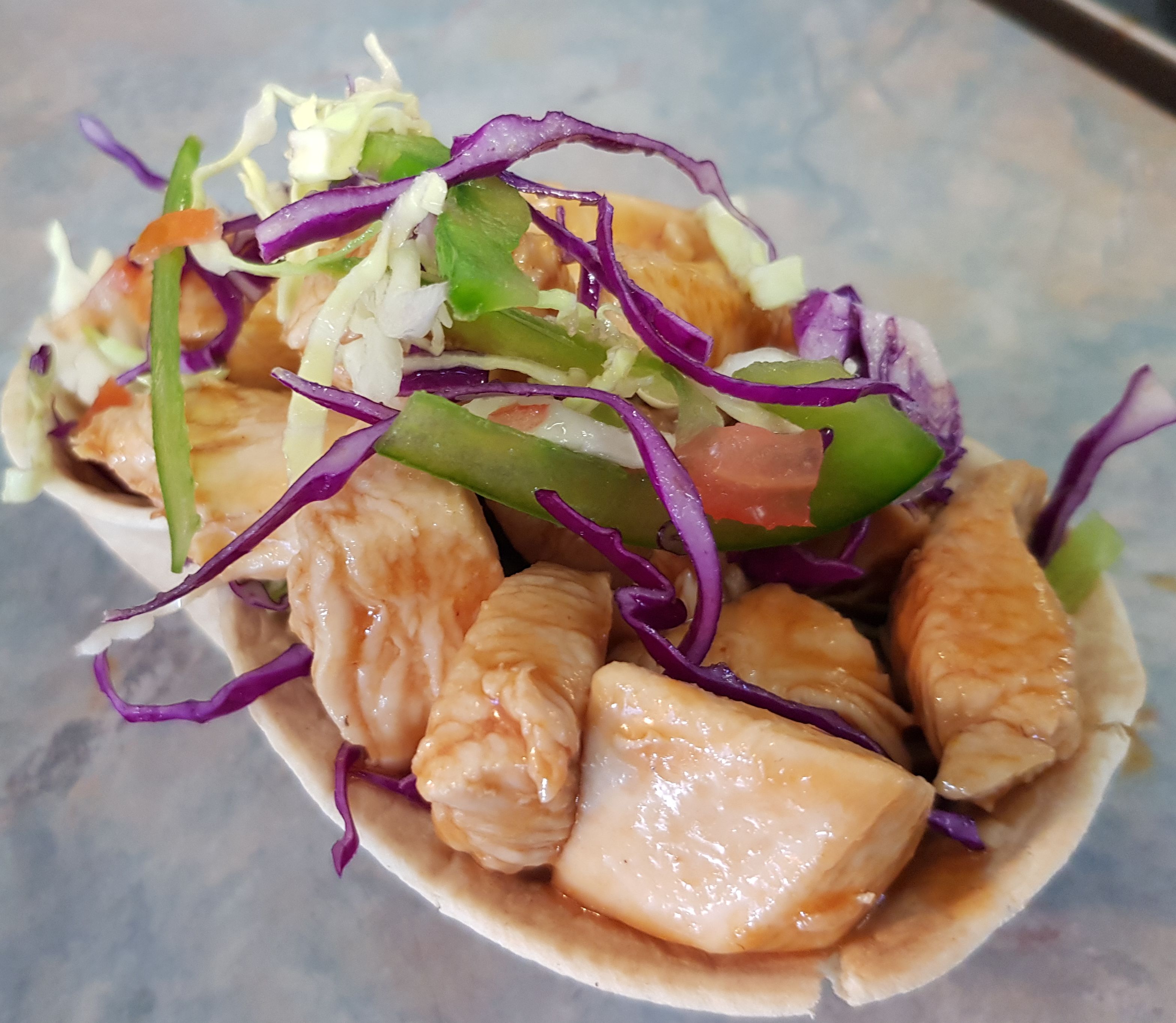 BBQ Chicken Taco Boats | bunch