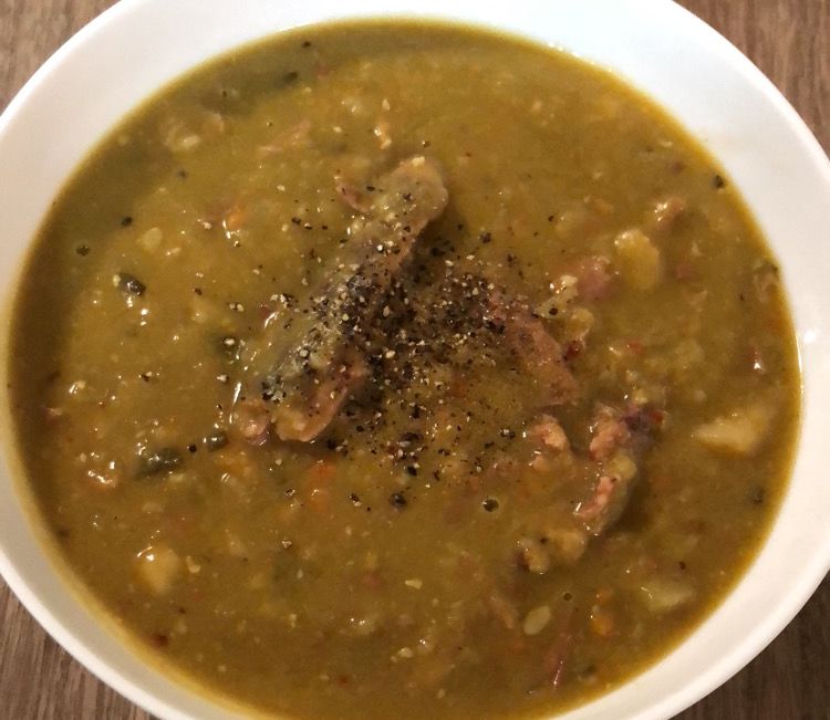 Slow-Cooker Pea and Ham Soup | bunch