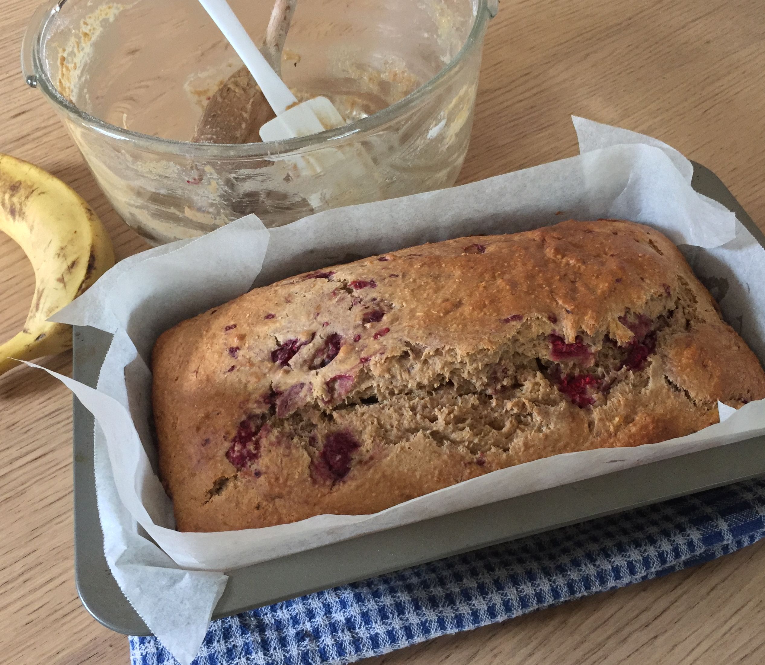 Banana and Raspberry Bread | bunch