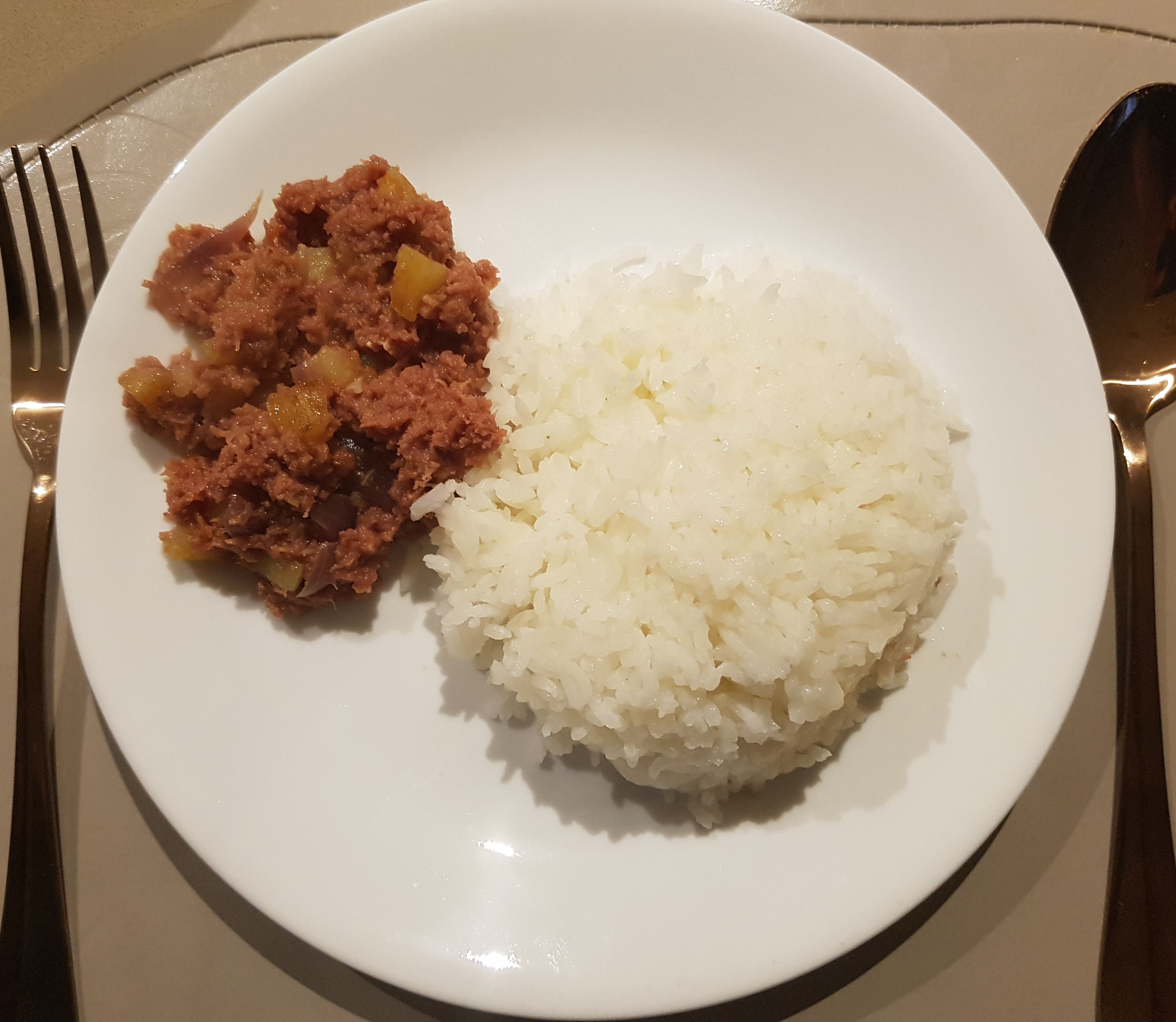 Hearty Corned Beef with Jasmine Rice | bunch