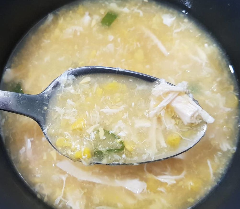 Sweet corn chicken soup | bunch