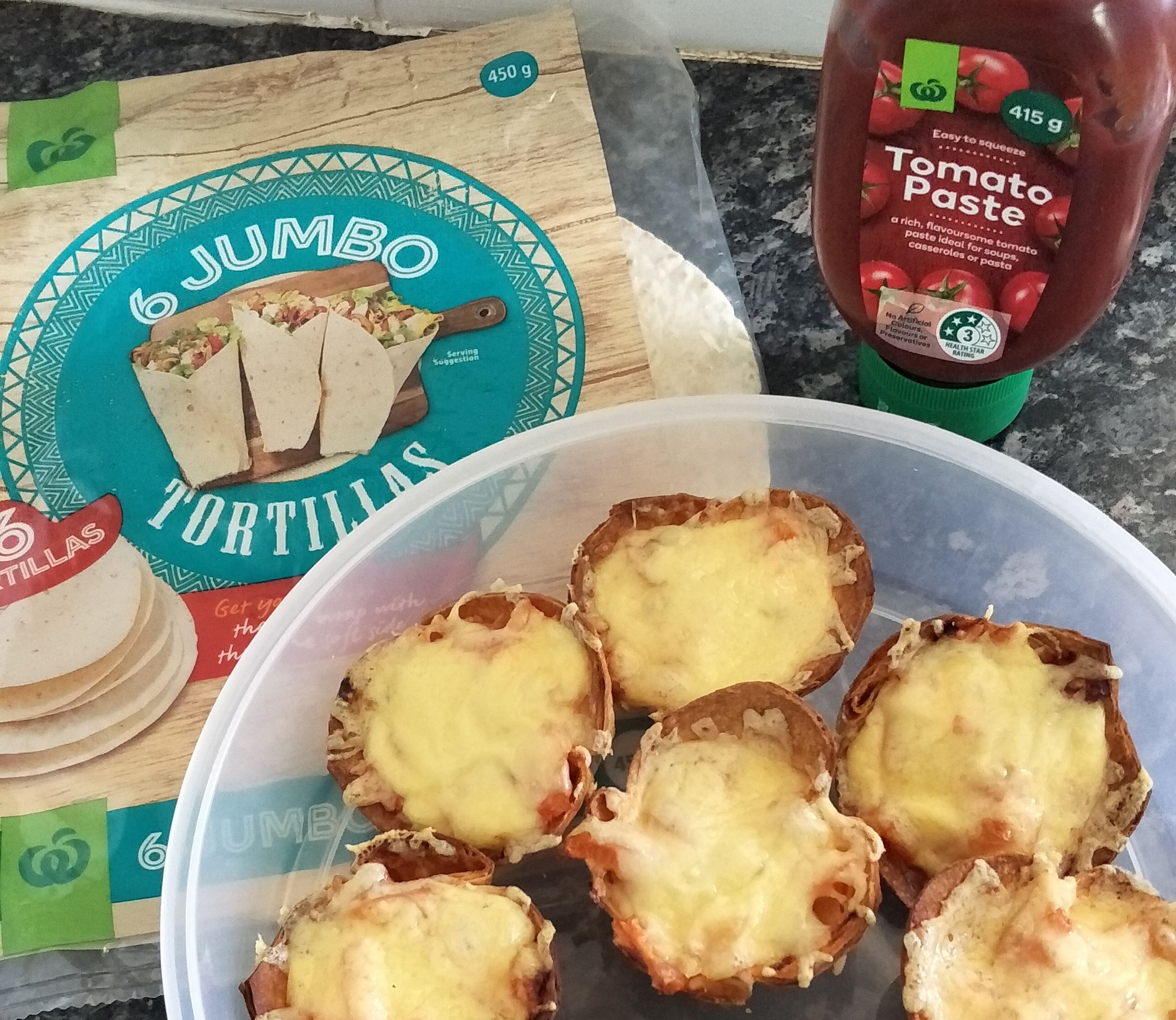Tortillas mini pizza | bunch