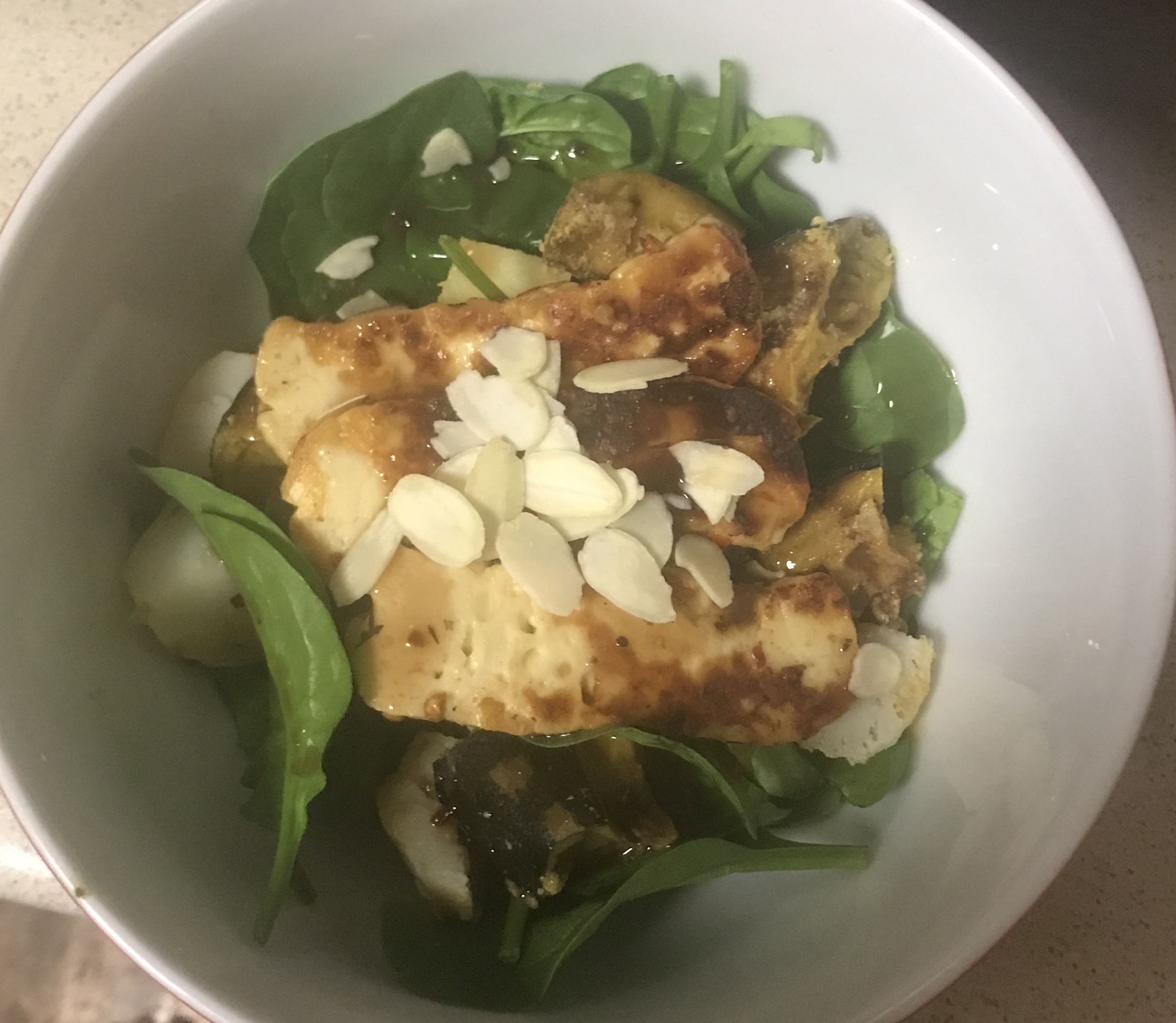 Haloumi (leftover roast vege) Salad | bunch