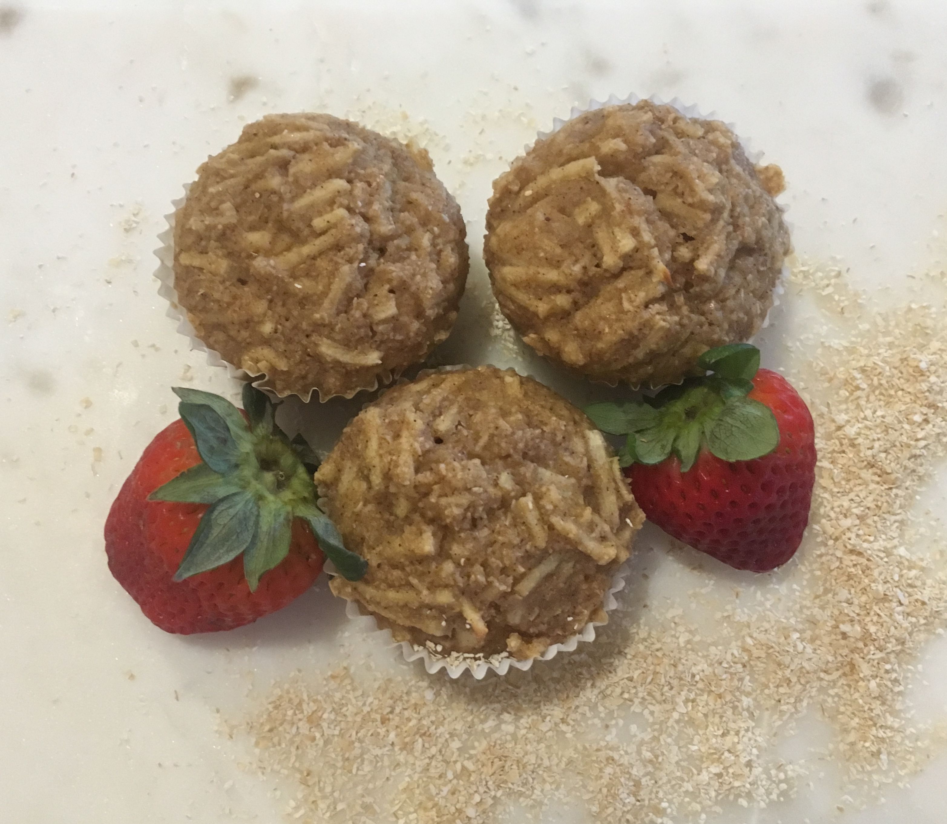 Oatbran, apple & cinnamin muffins | bunch