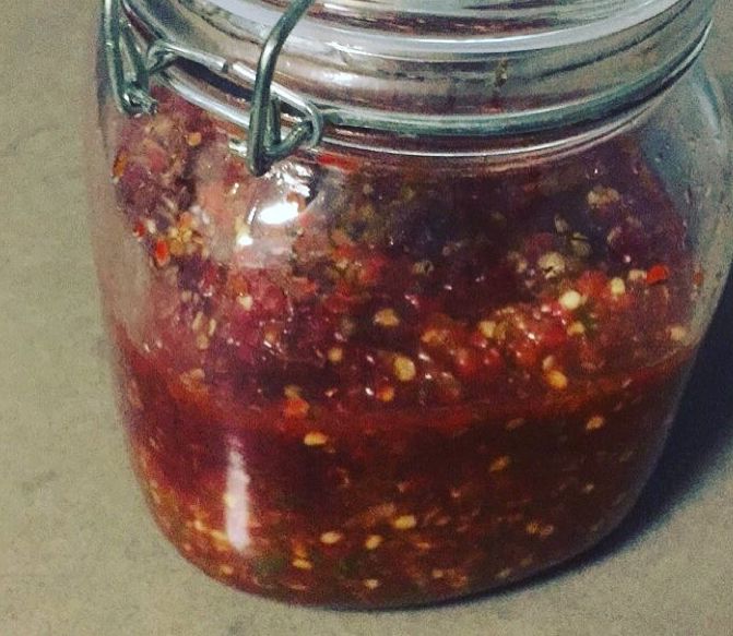 Fermented chillies | bunch