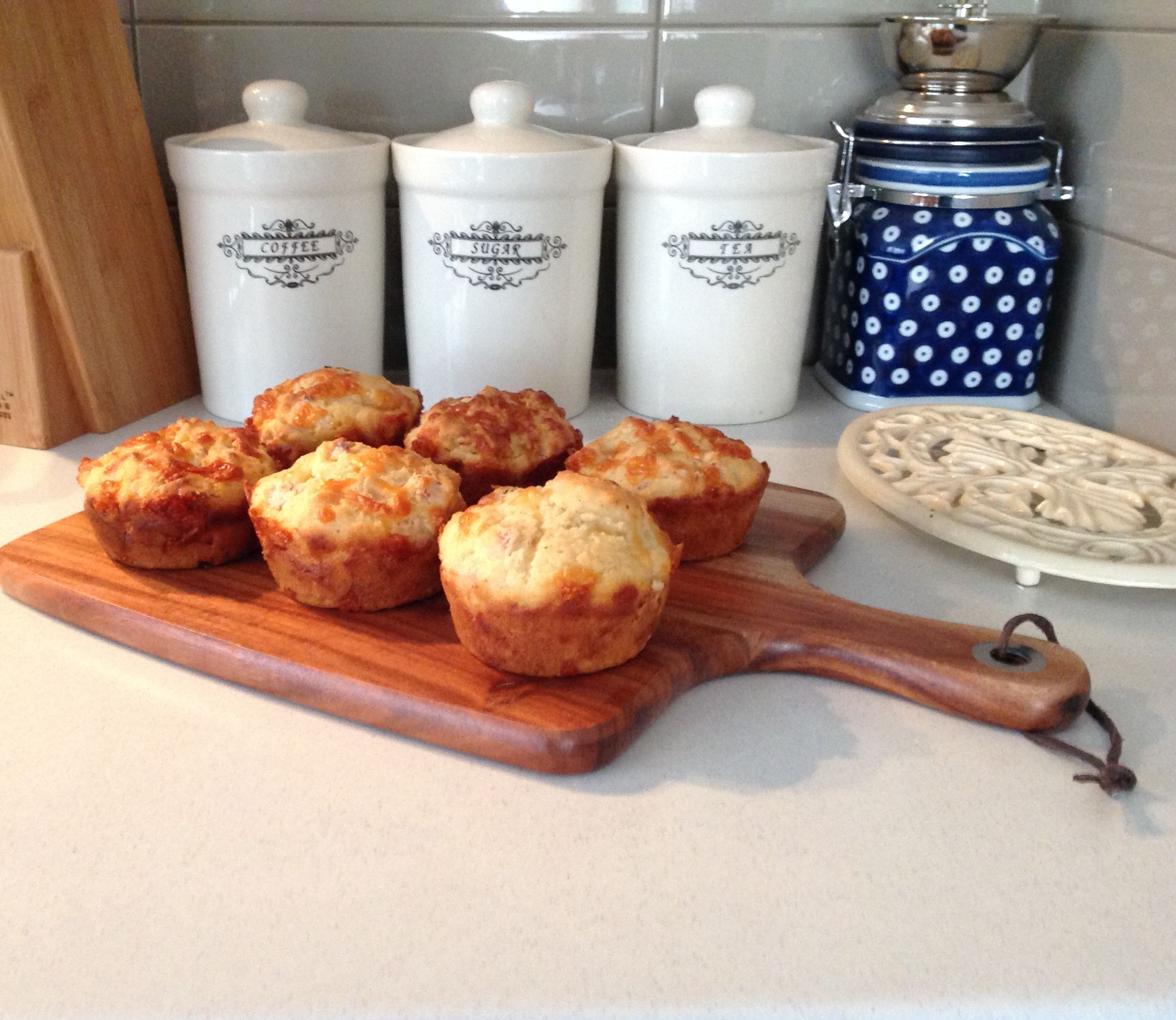 Cheese & Ham Muffins | bunch