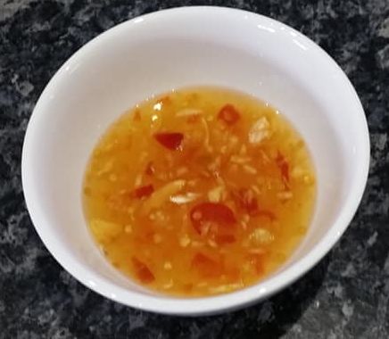 Vietnamese dipping sauce (for spring rolls) | bunch