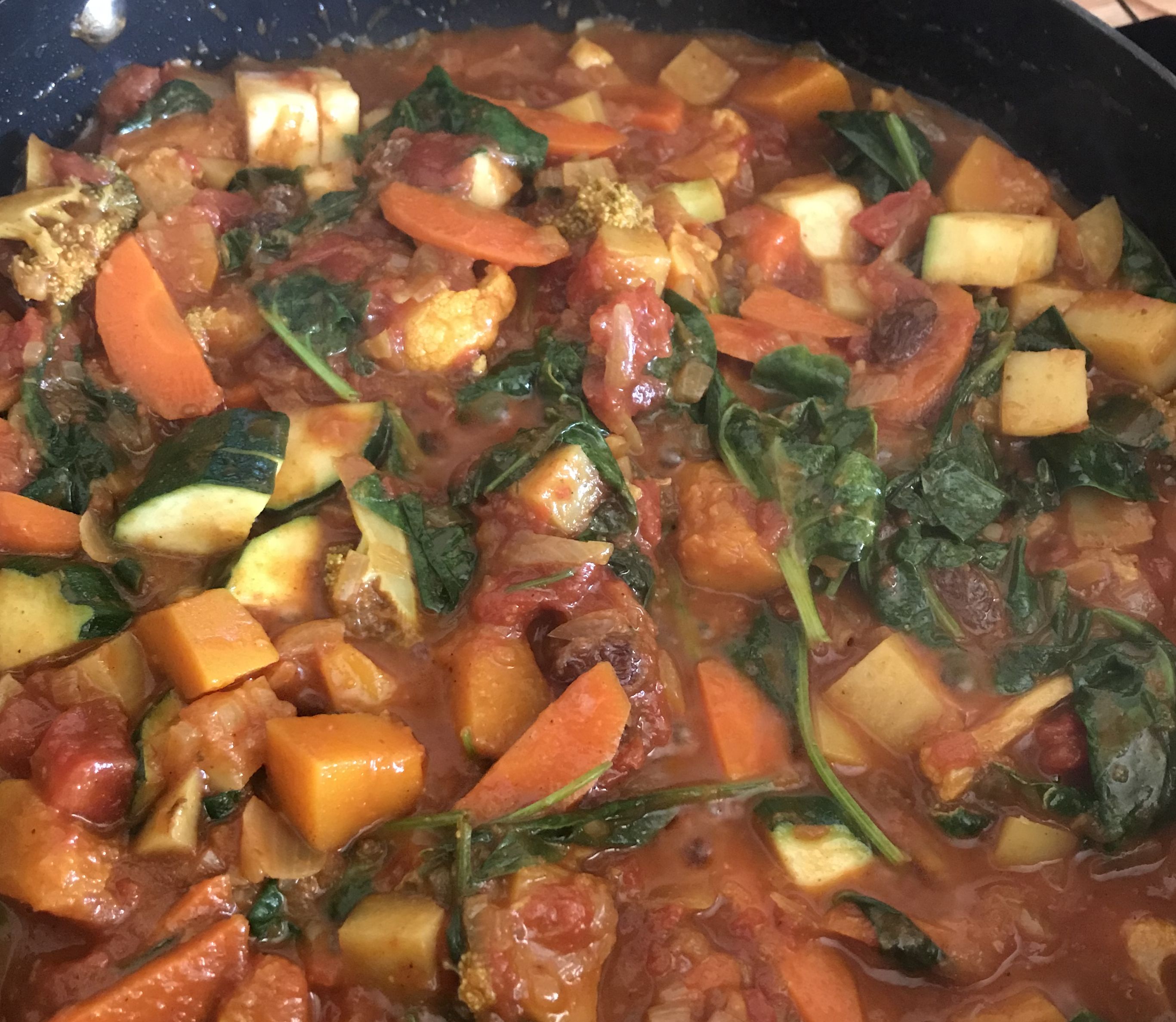 Dairy free Indian vegetable korma curry. | bunch