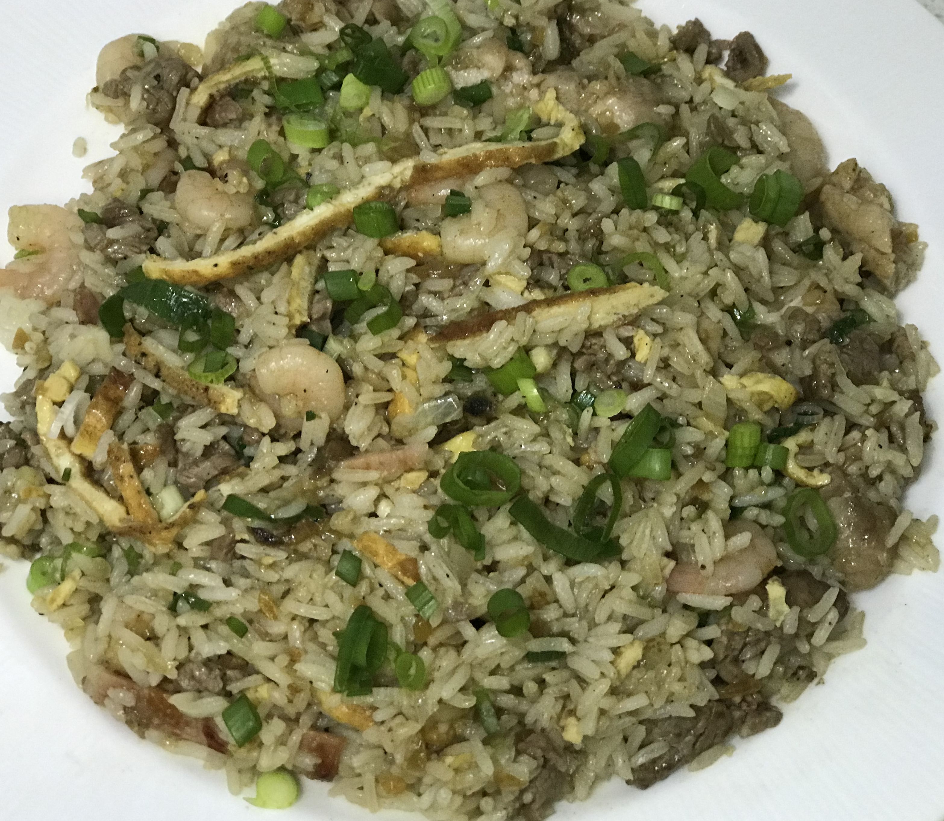 Chicken beef and prawn fried rice | bunch
