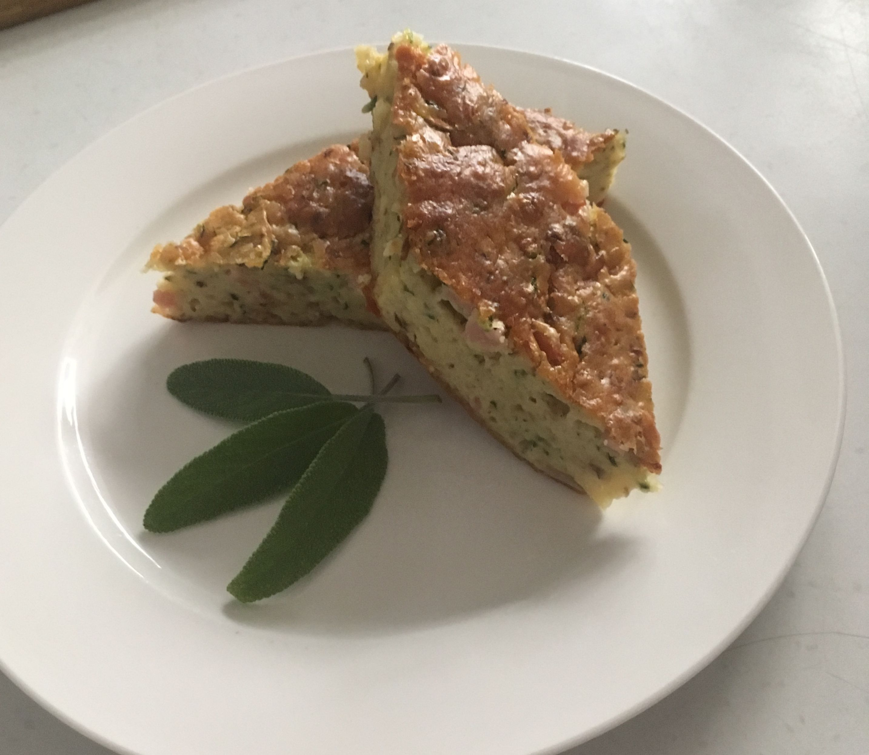 Zucchini, Mushroom and Bacon Slice | bunch