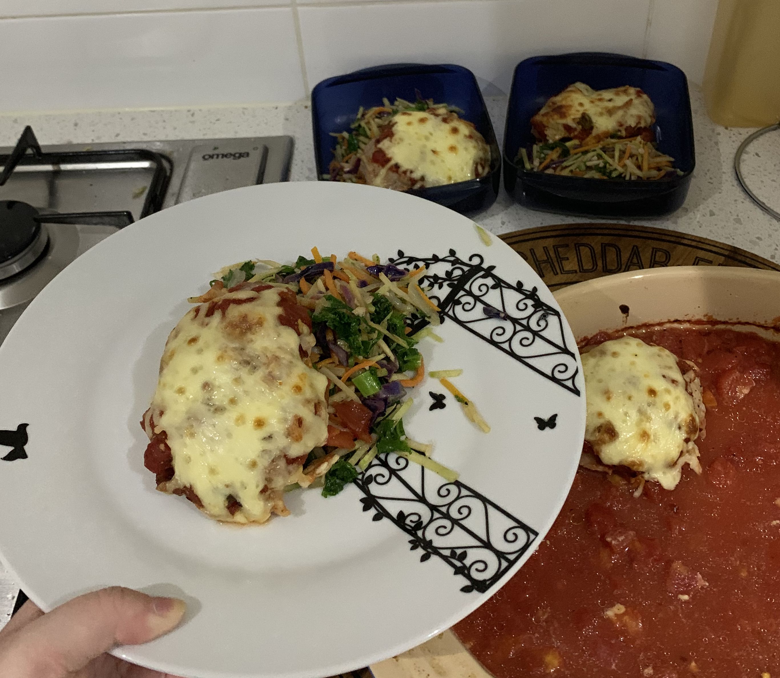 Oven baked Chicken Parmi | bunch