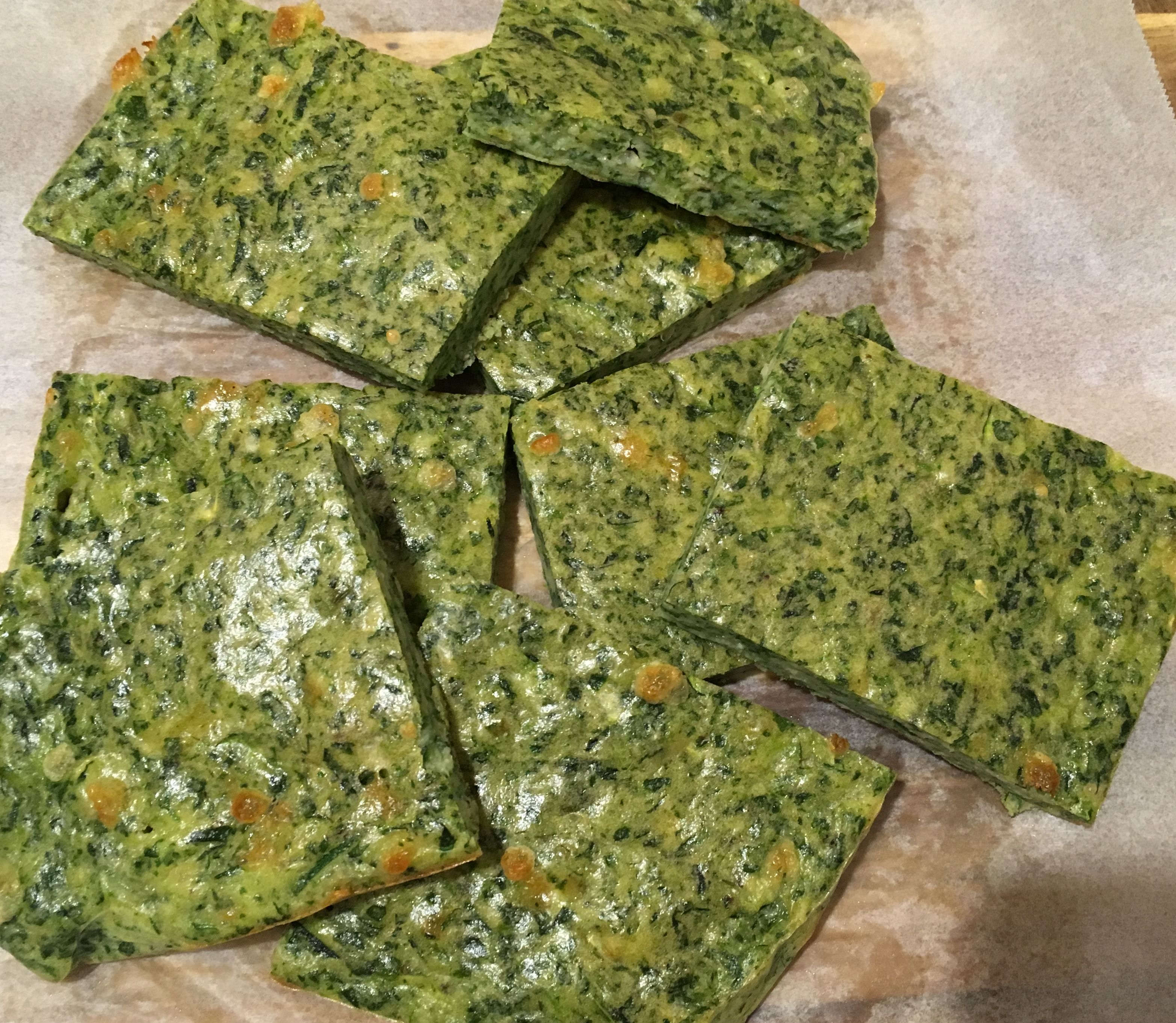 Zucchini & Spinach Slice | bunch
