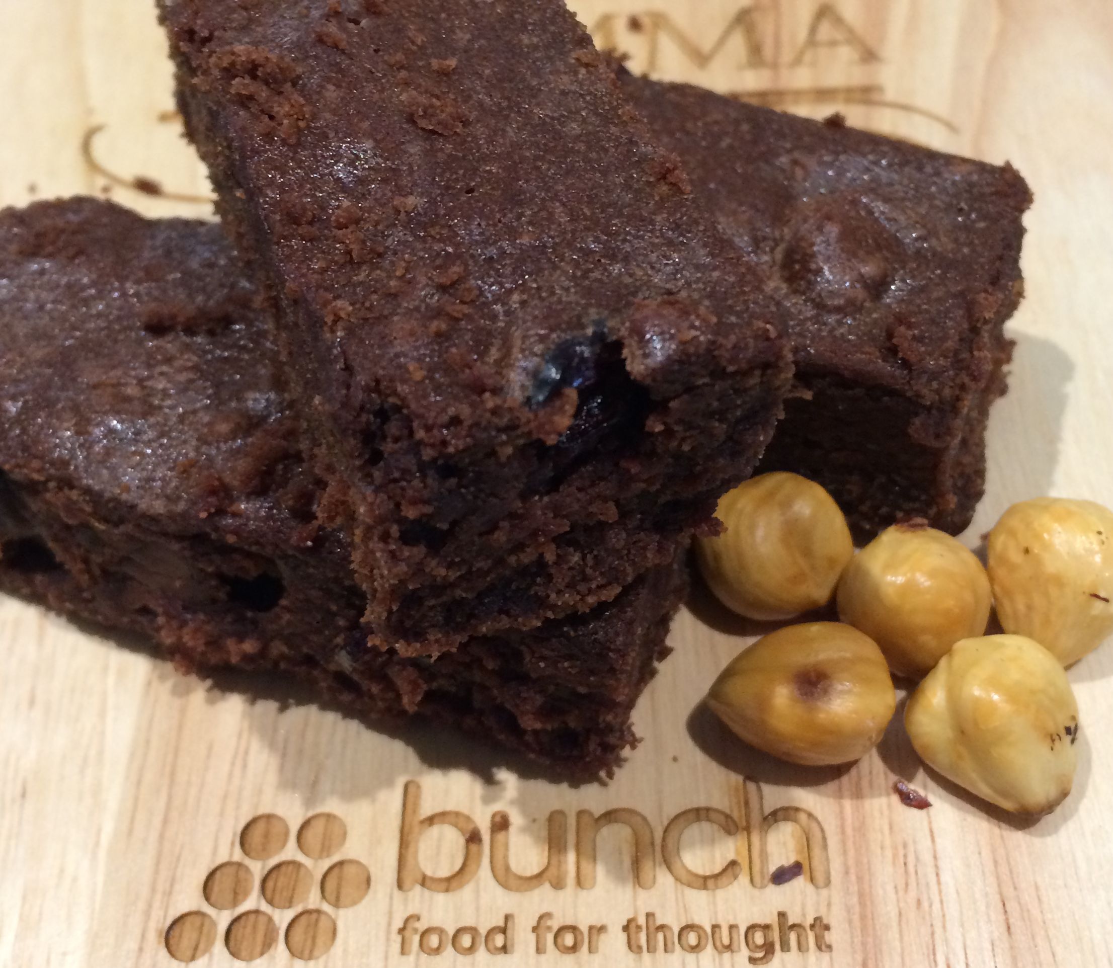 Choc cranberry &hazelnut brownies | bunch