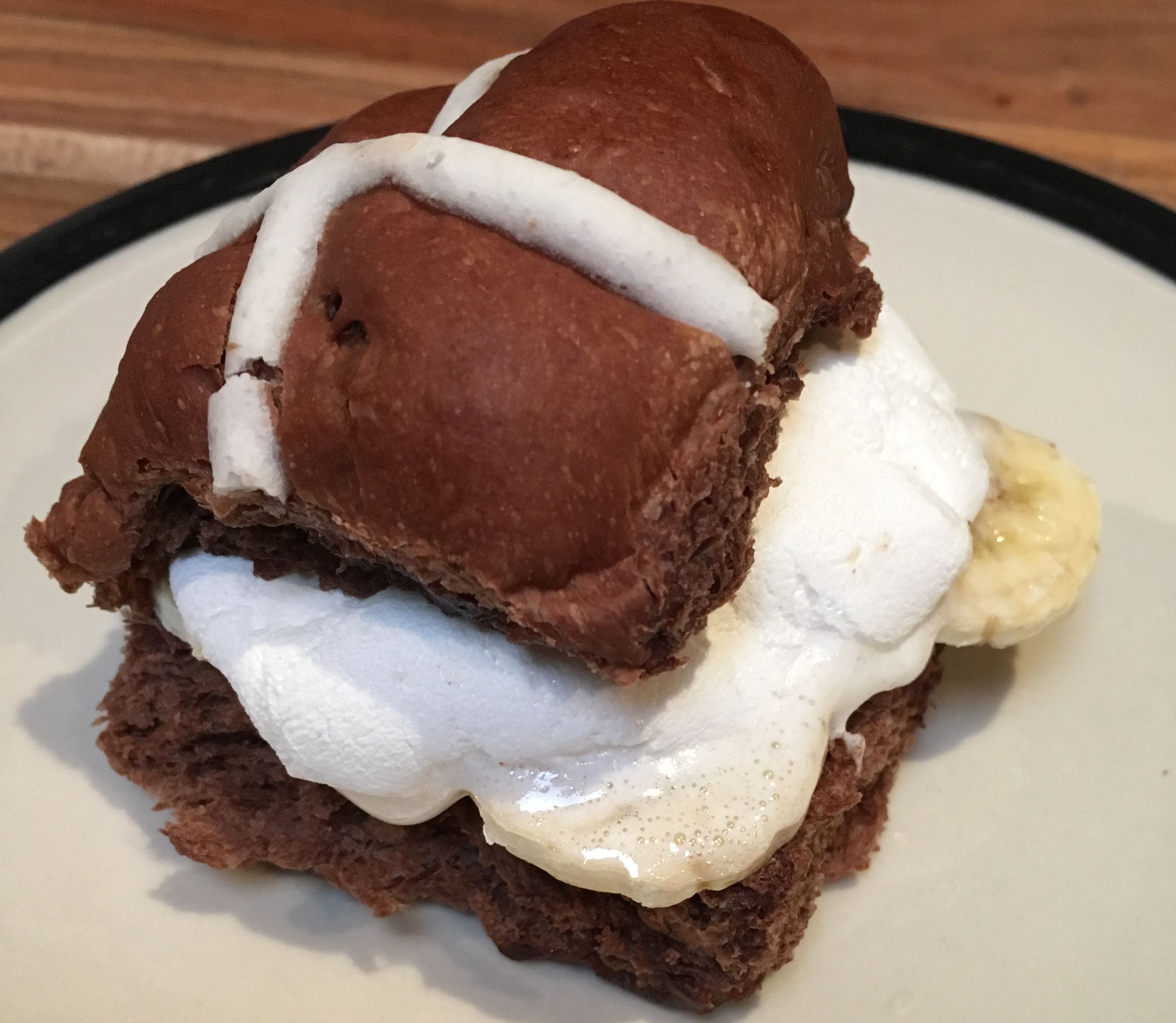 Decadent Hot Cross Bun Dessert | bunch