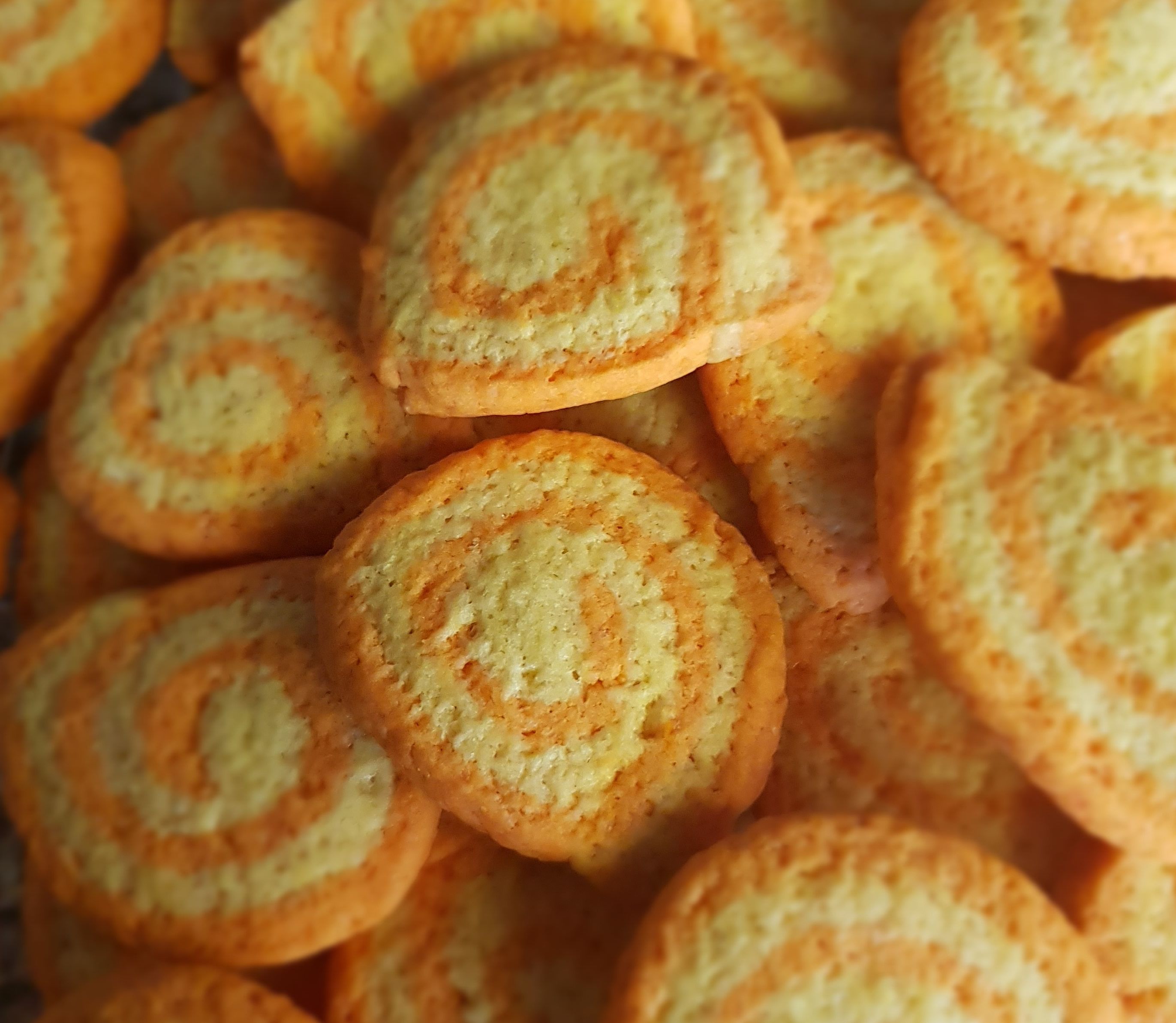 Custard and real Orange thin biscuits | bunch