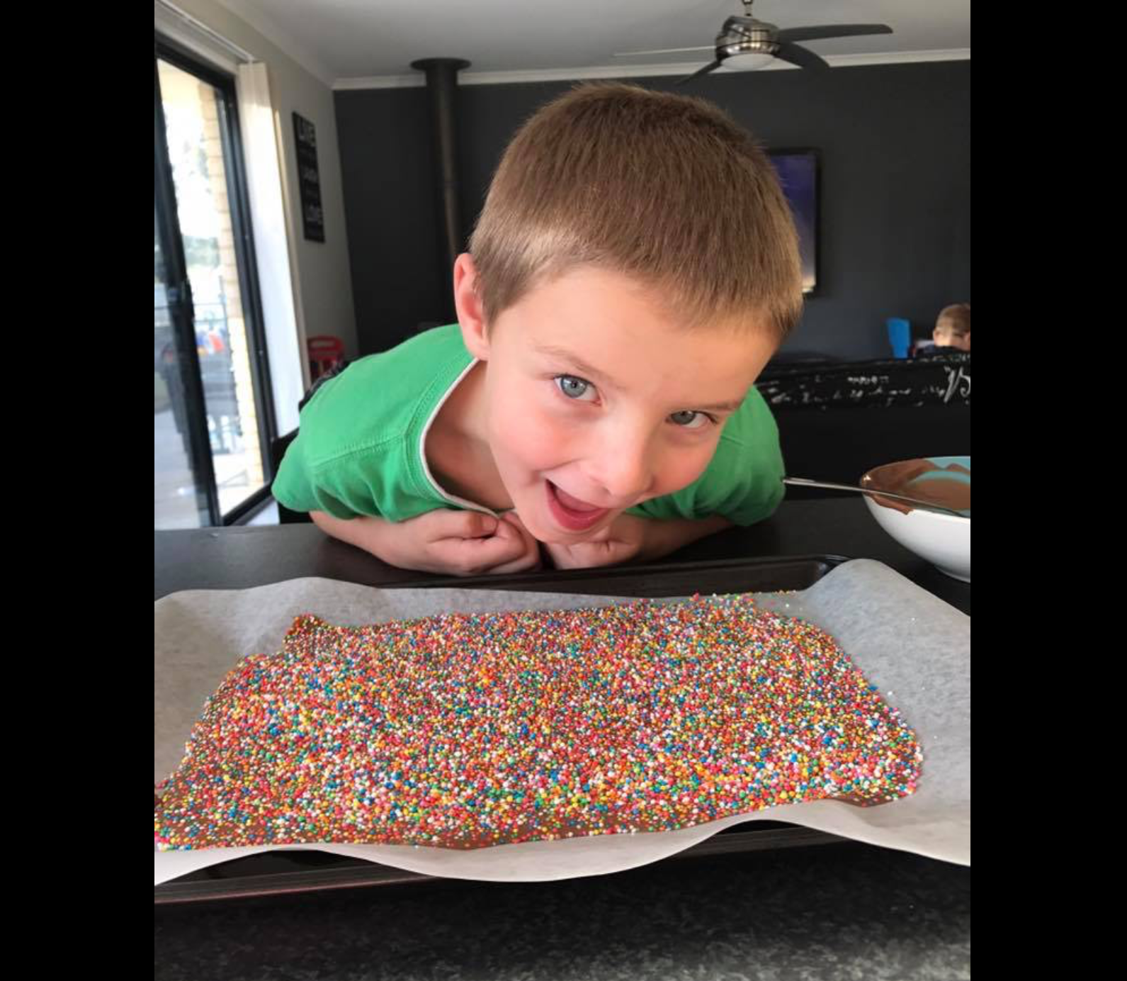 Giant freckle made by a 7 year old | bunch