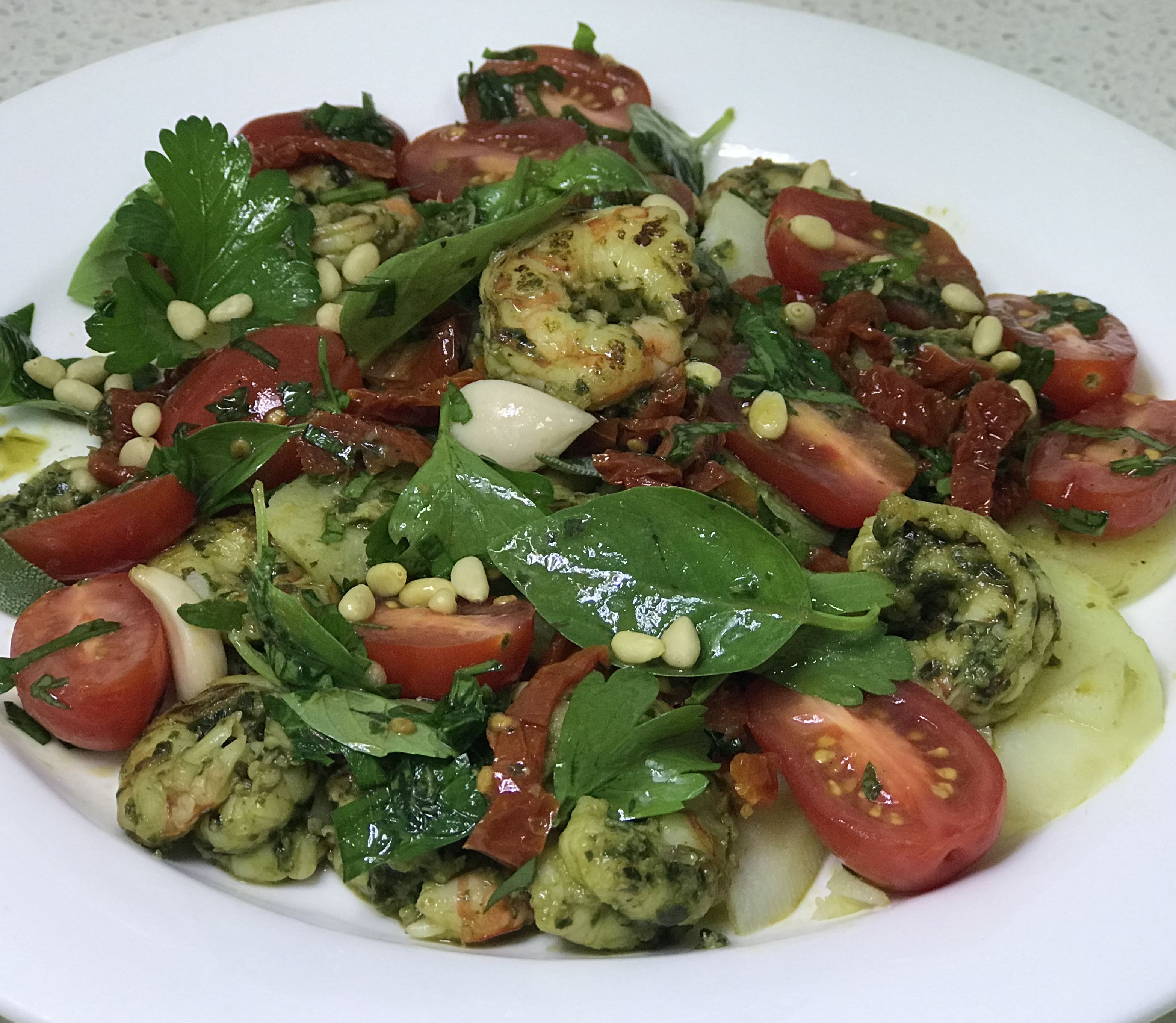 Prawn and potato salad Italian style | bunch