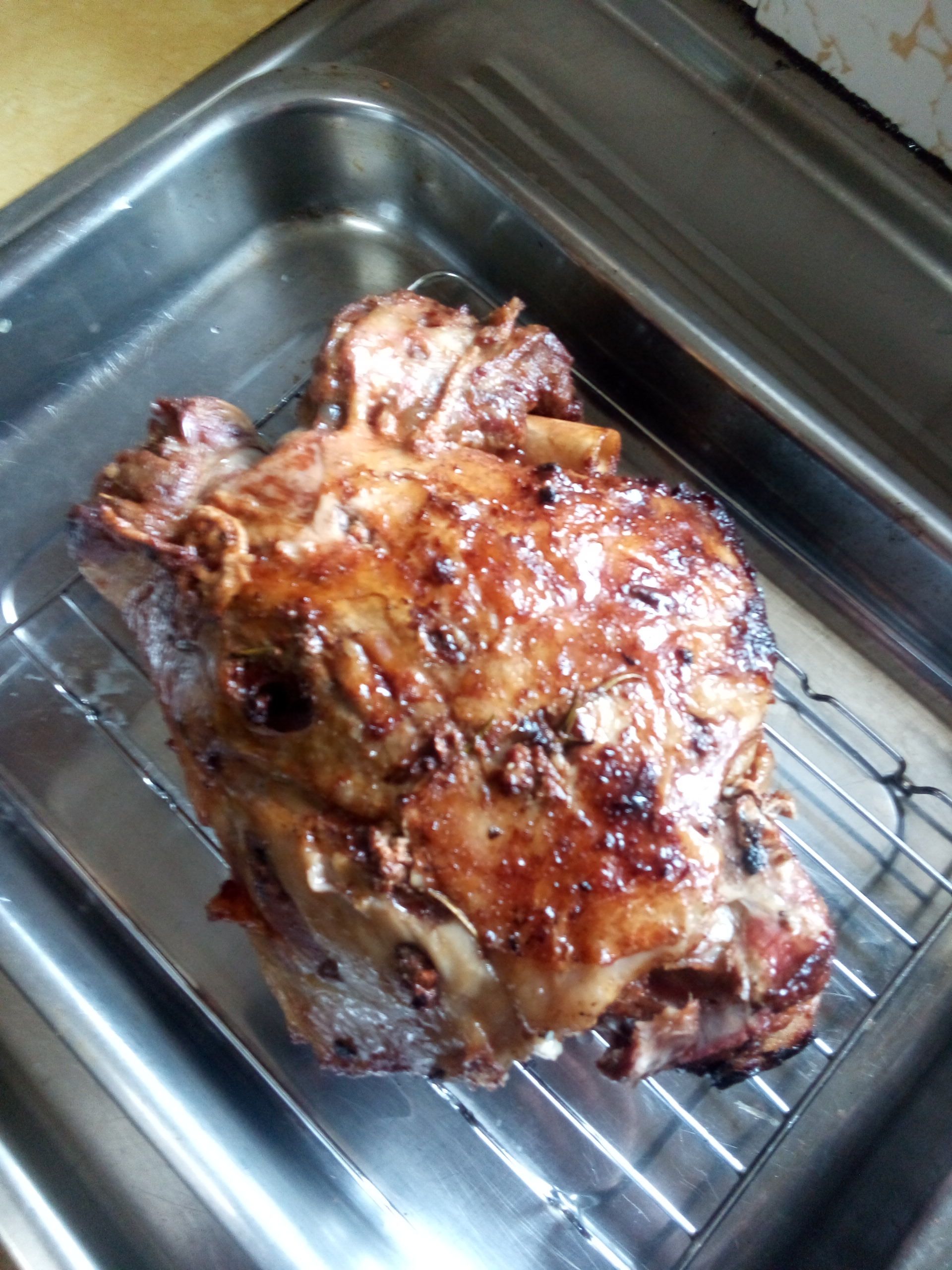 Spit Roasted Lamb Marinated in Garlic Butter | bunch