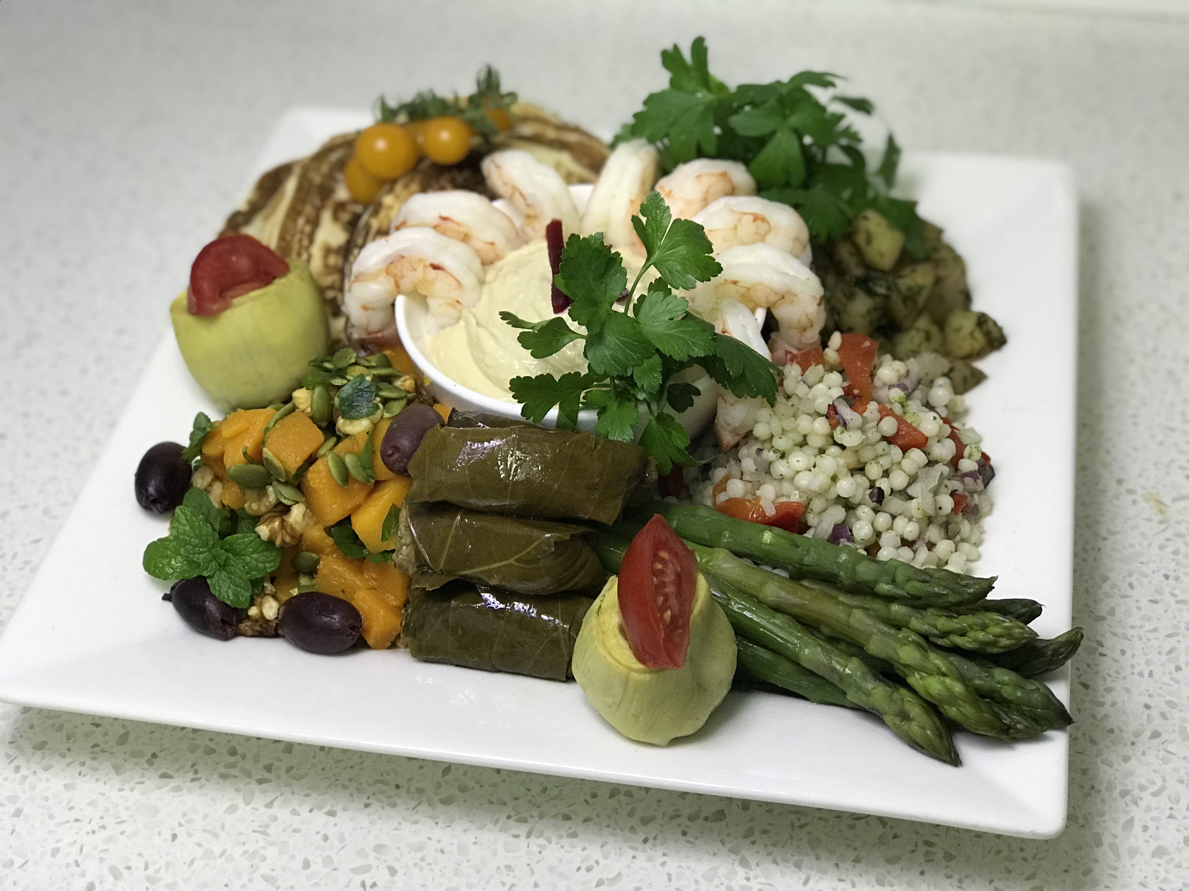 Woolies flavour of The middle east platter | bunch