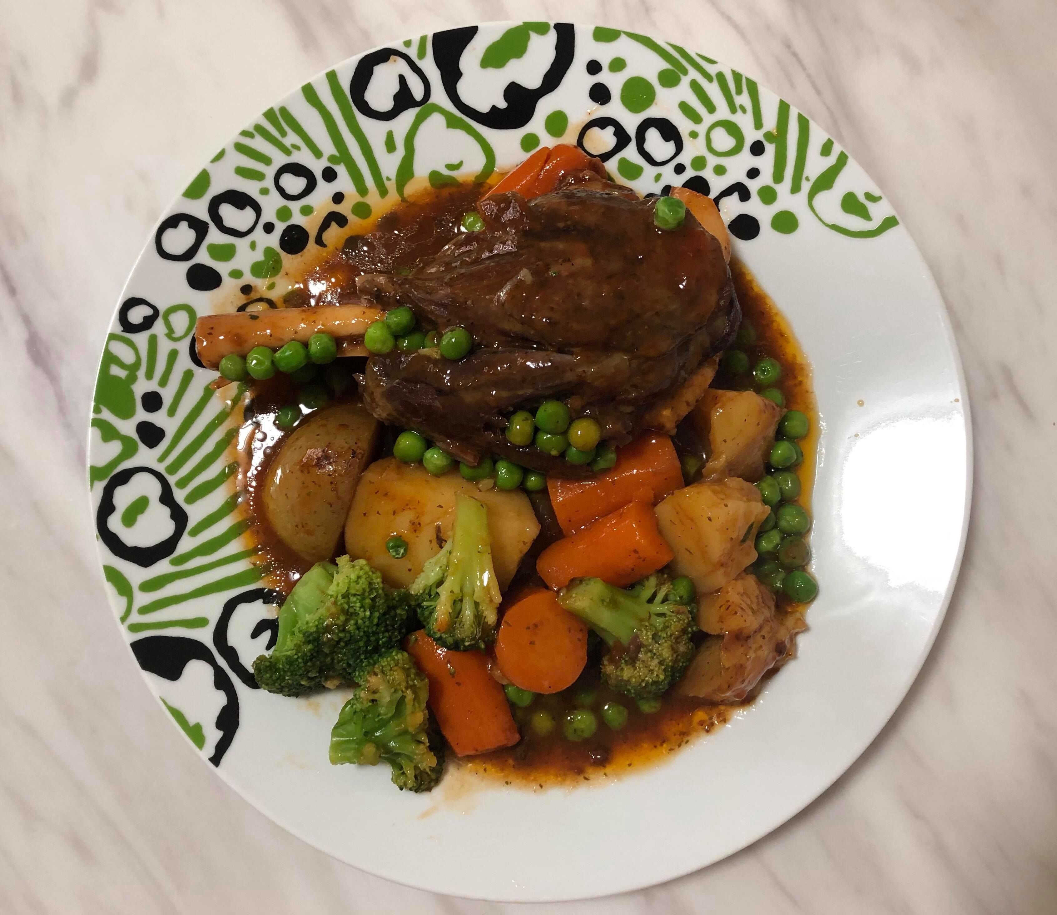 Slow Cooked Lamb Shanks with Vegetables | bunch