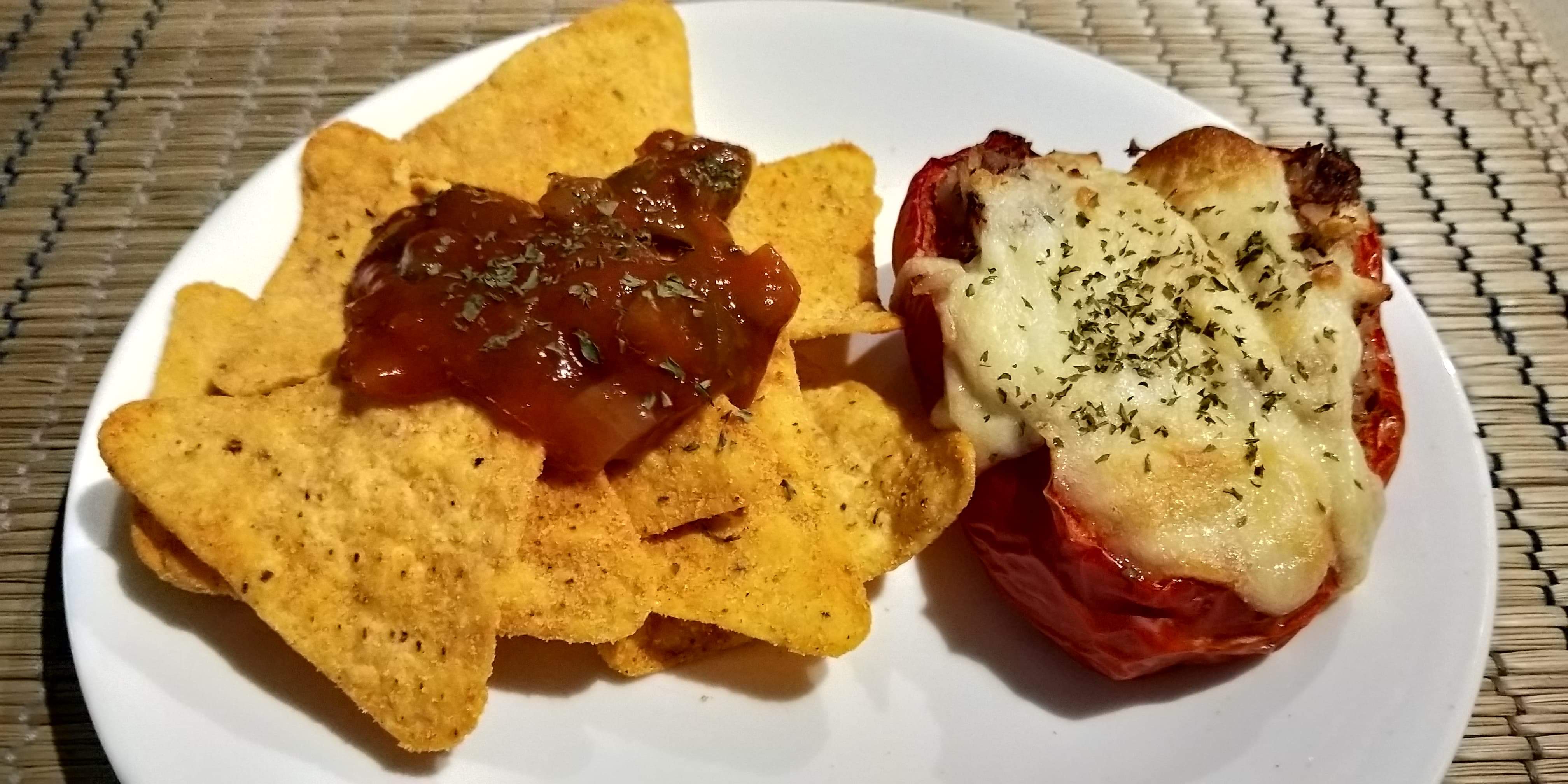 Corned Beef Rice stuffed capsicum | bunch