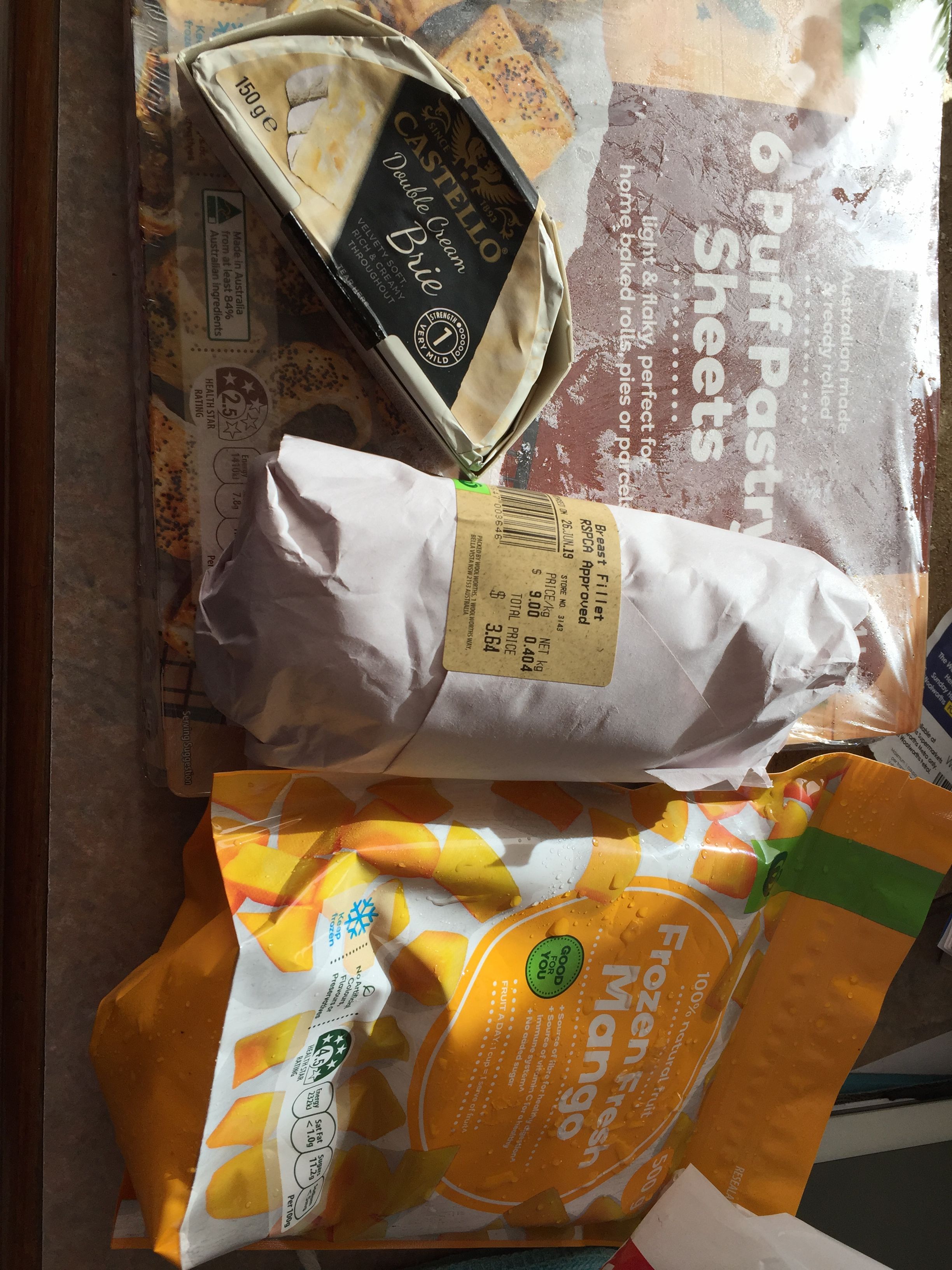 Mango Chicken Triangles | bunch