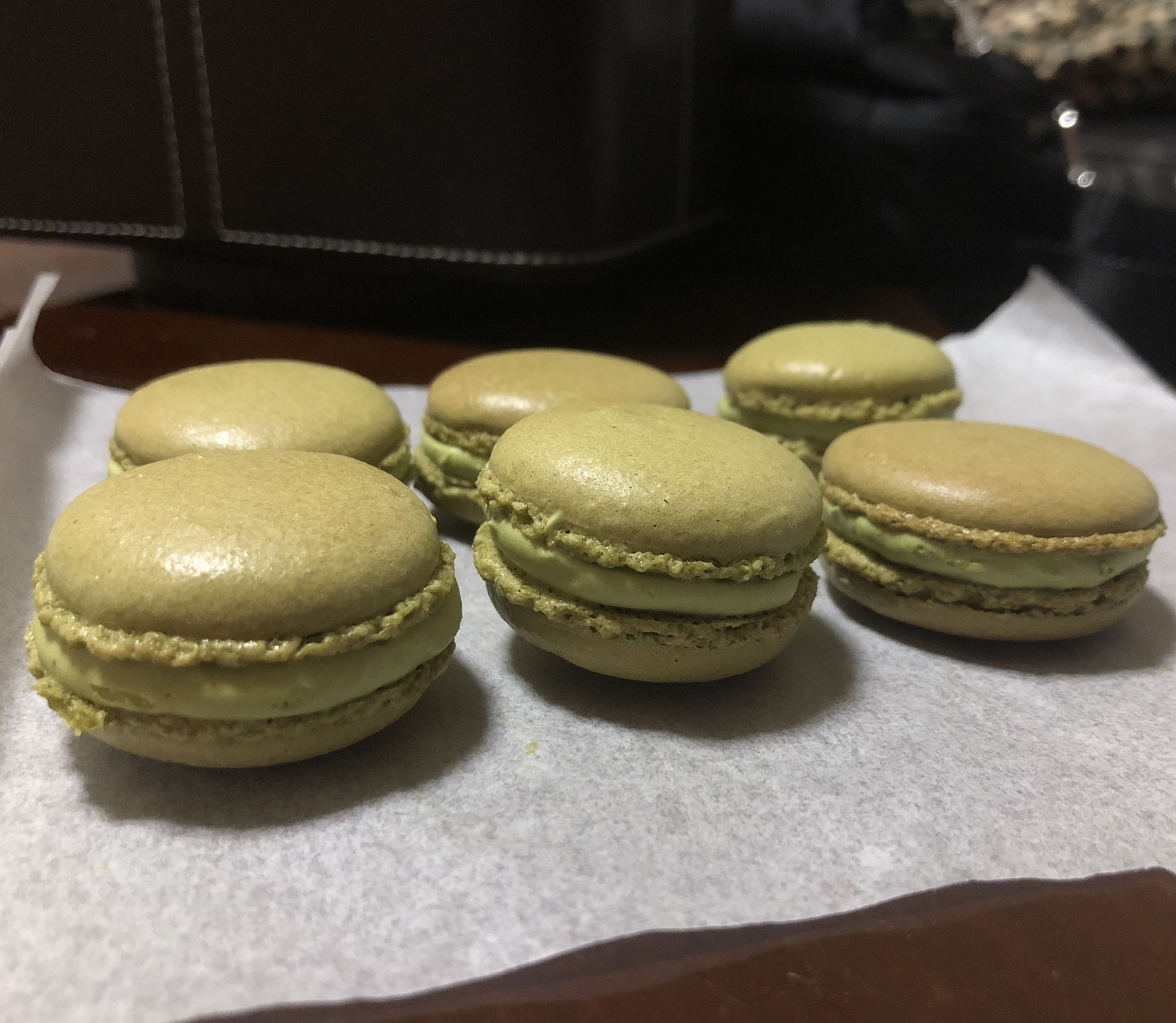 Green tea macarons | bunch