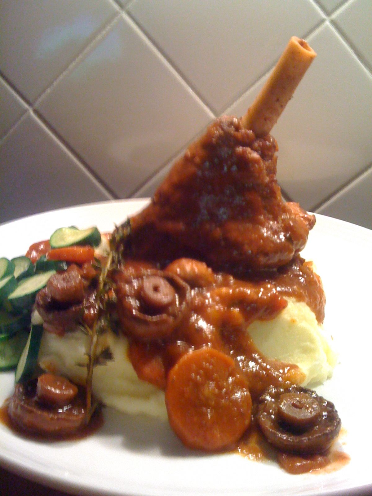 Slow Cooked Cabernet Sauvignon Lamb Shanks | bunch