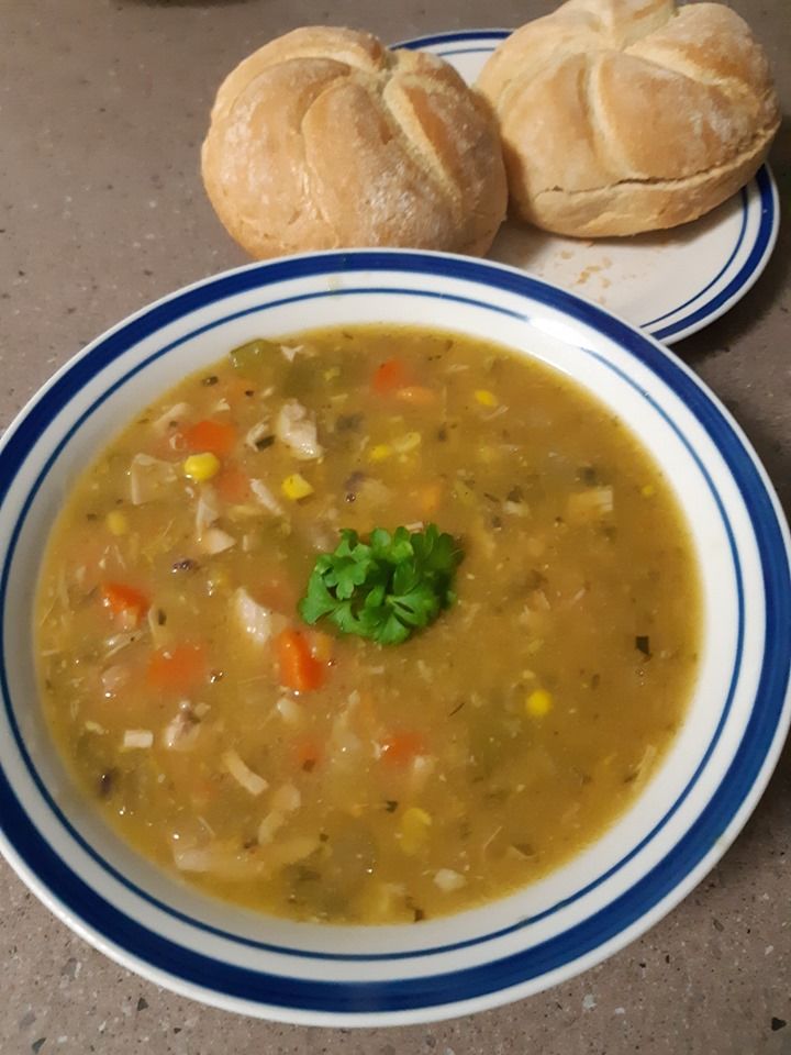 Chicken and vegetable soup | bunch