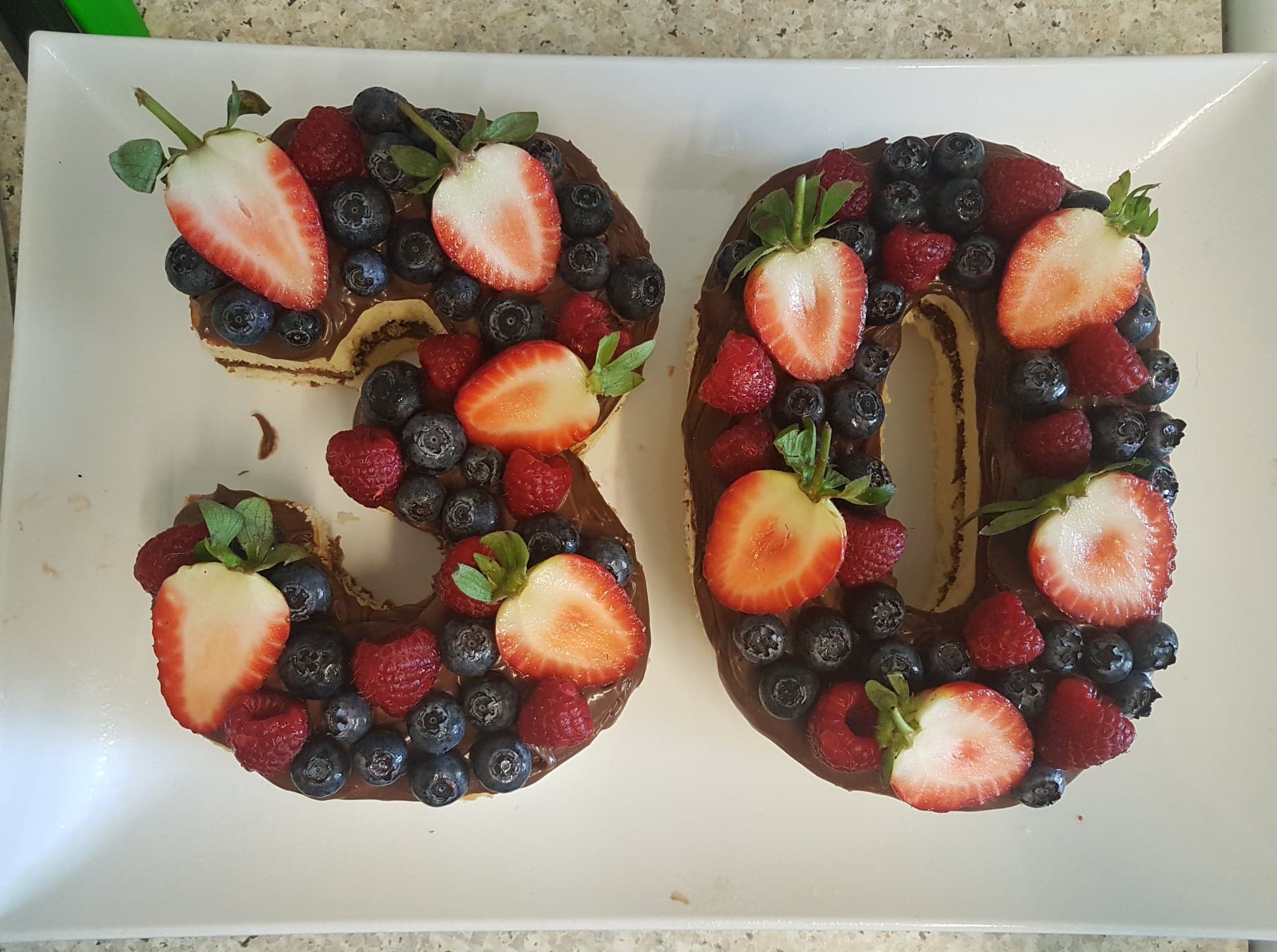 Birthday number cake! | bunch