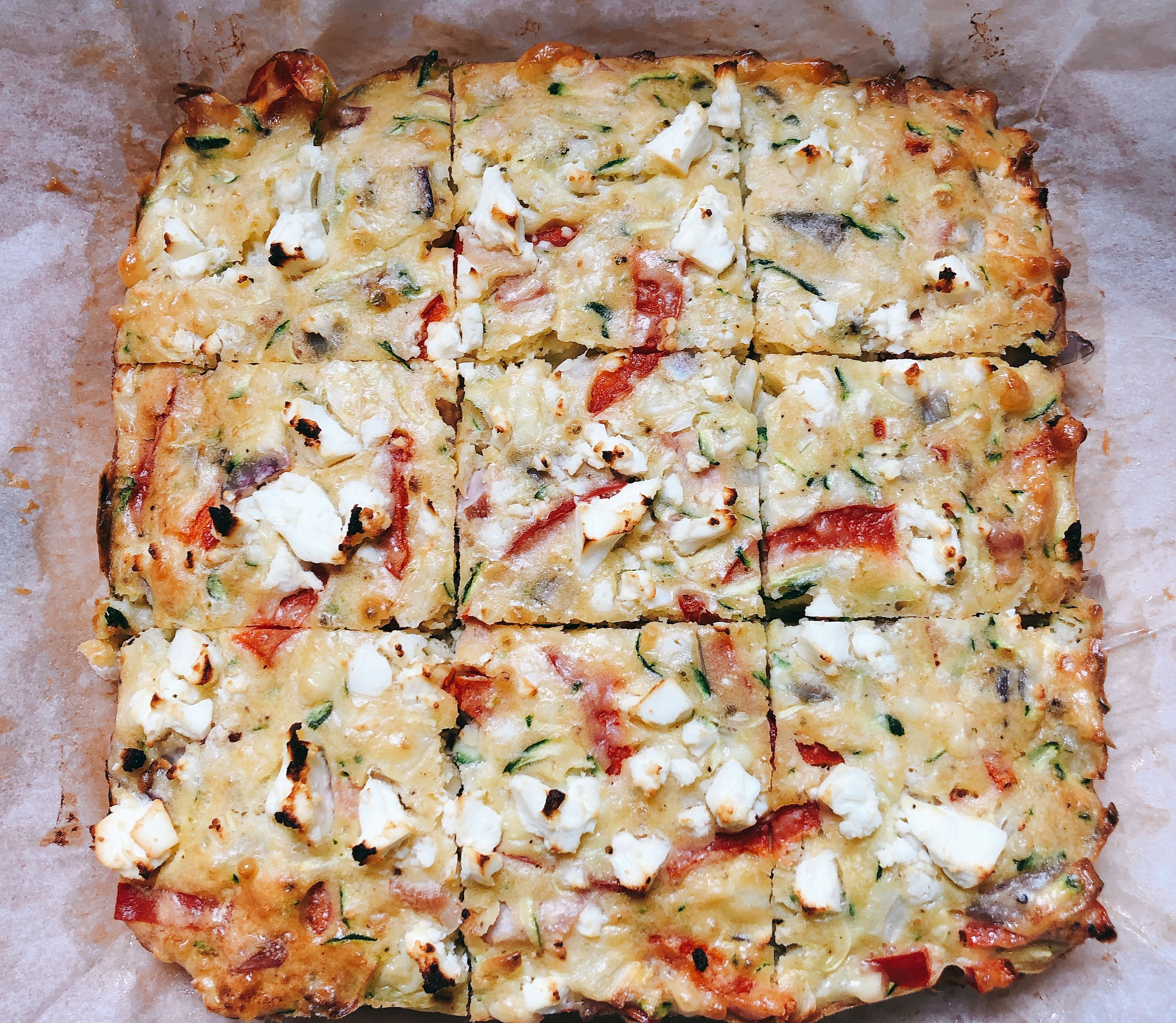 Veg and Feta Slice | bunch