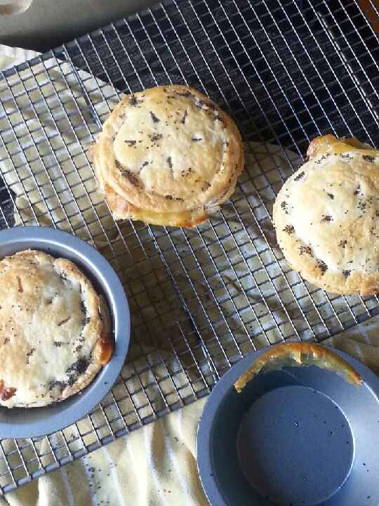 Roast Chicken & Camembert Pies | bunch