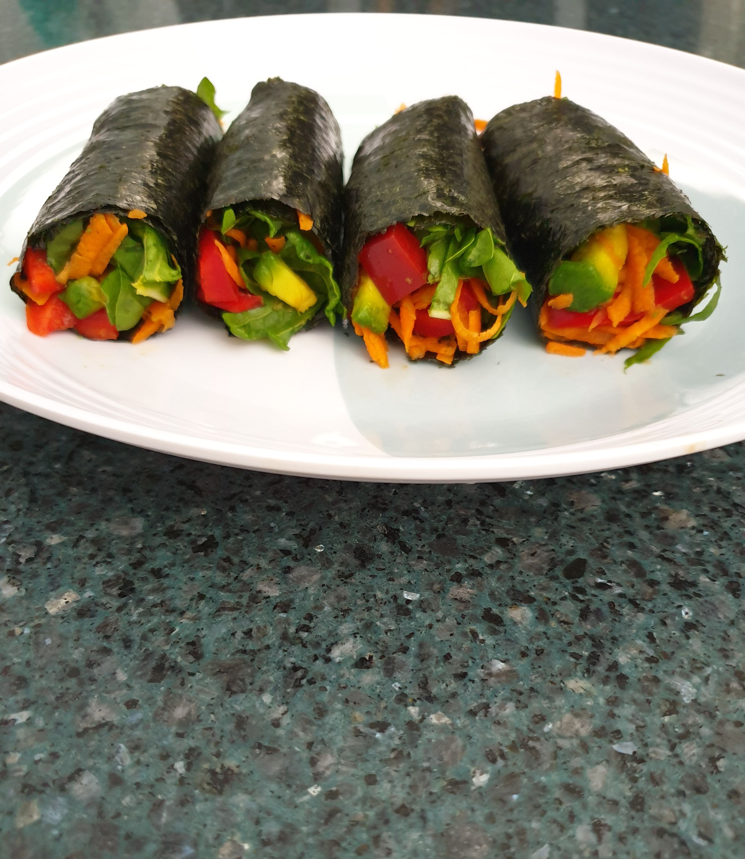 Raw Veggie Nori rolls | bunch