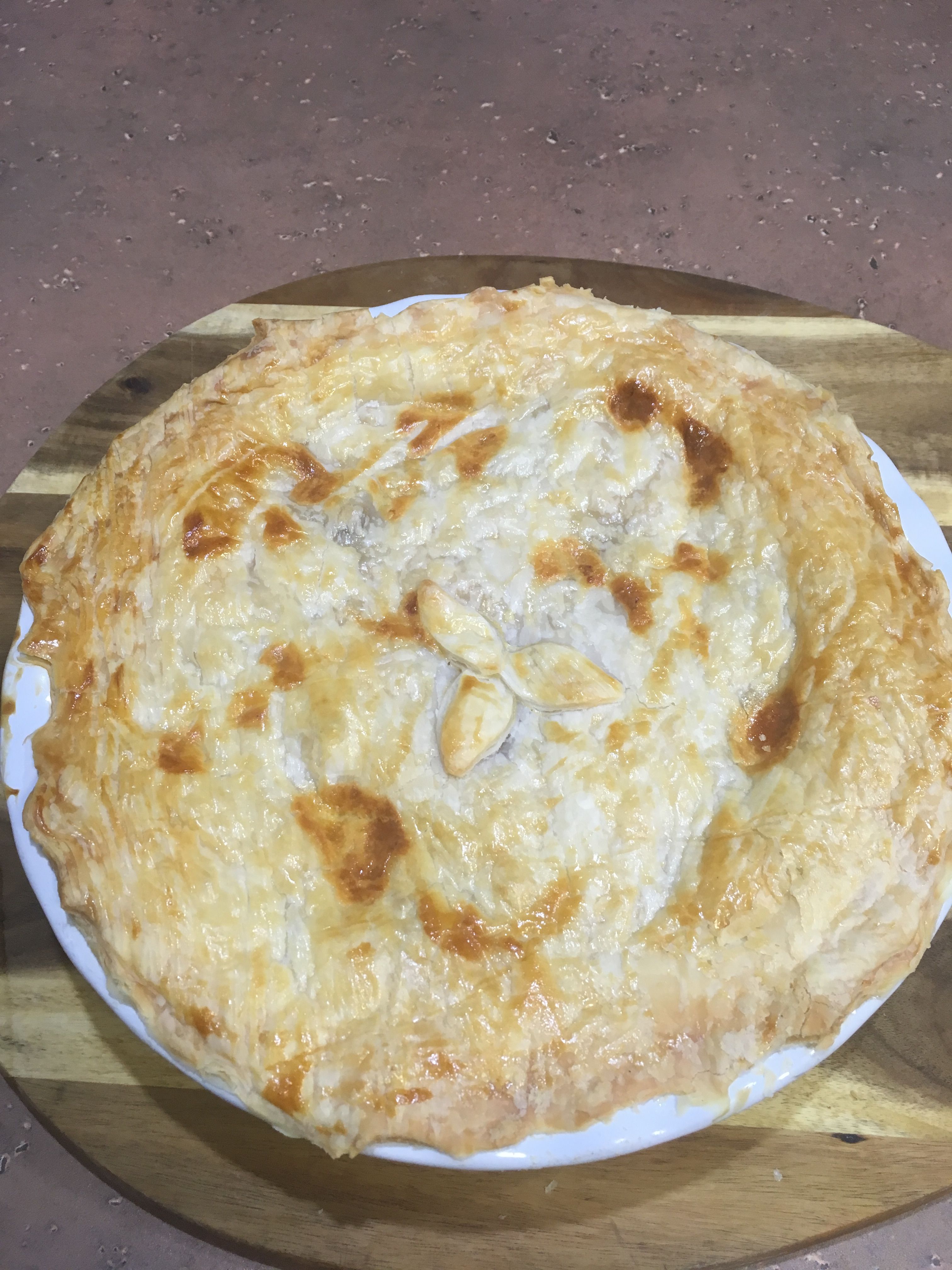 Old Fashioned Chicken & Bacon Pie | bunch